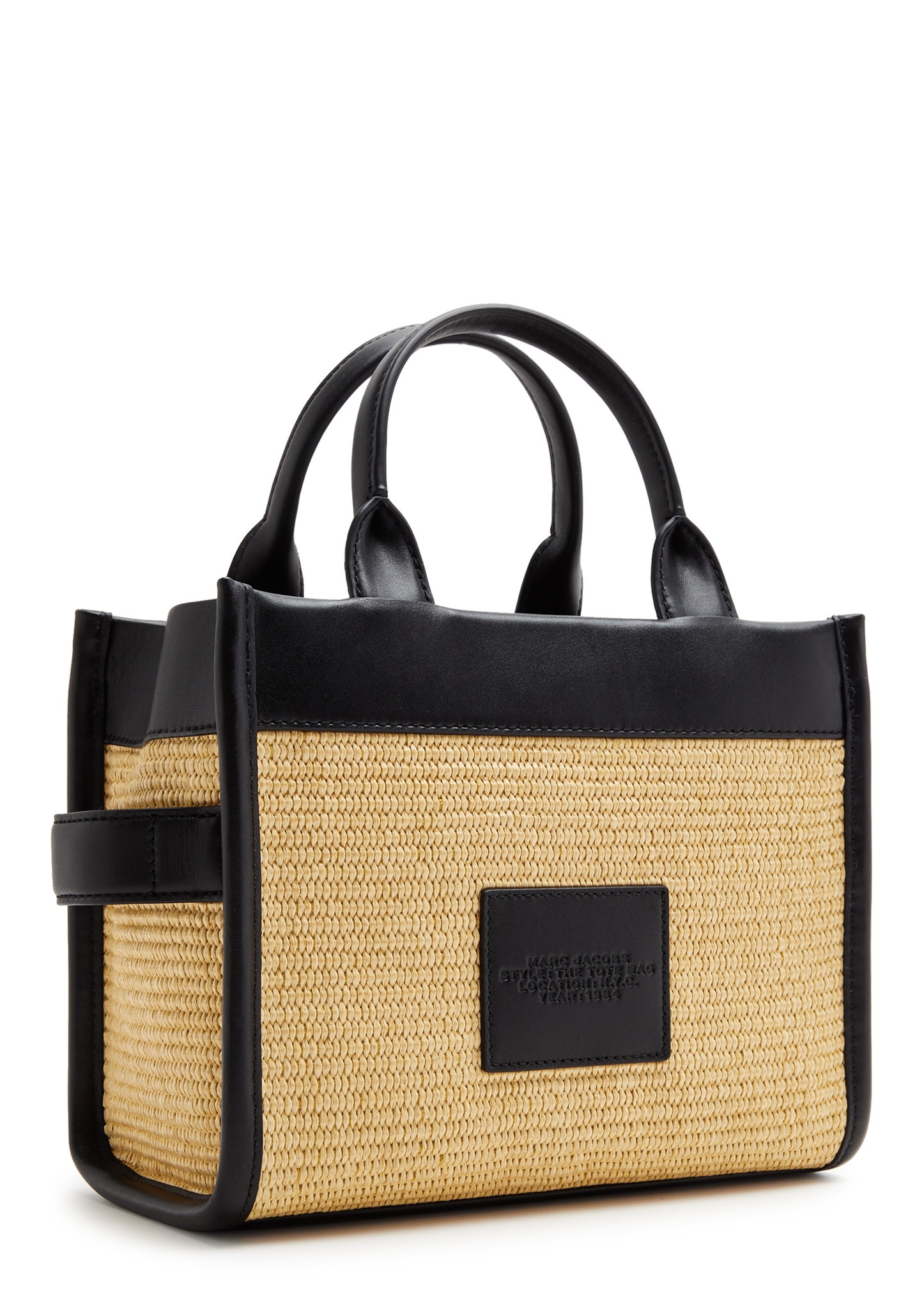 Marc Jacobs The Tote mini straw tote | REVERSIBLE