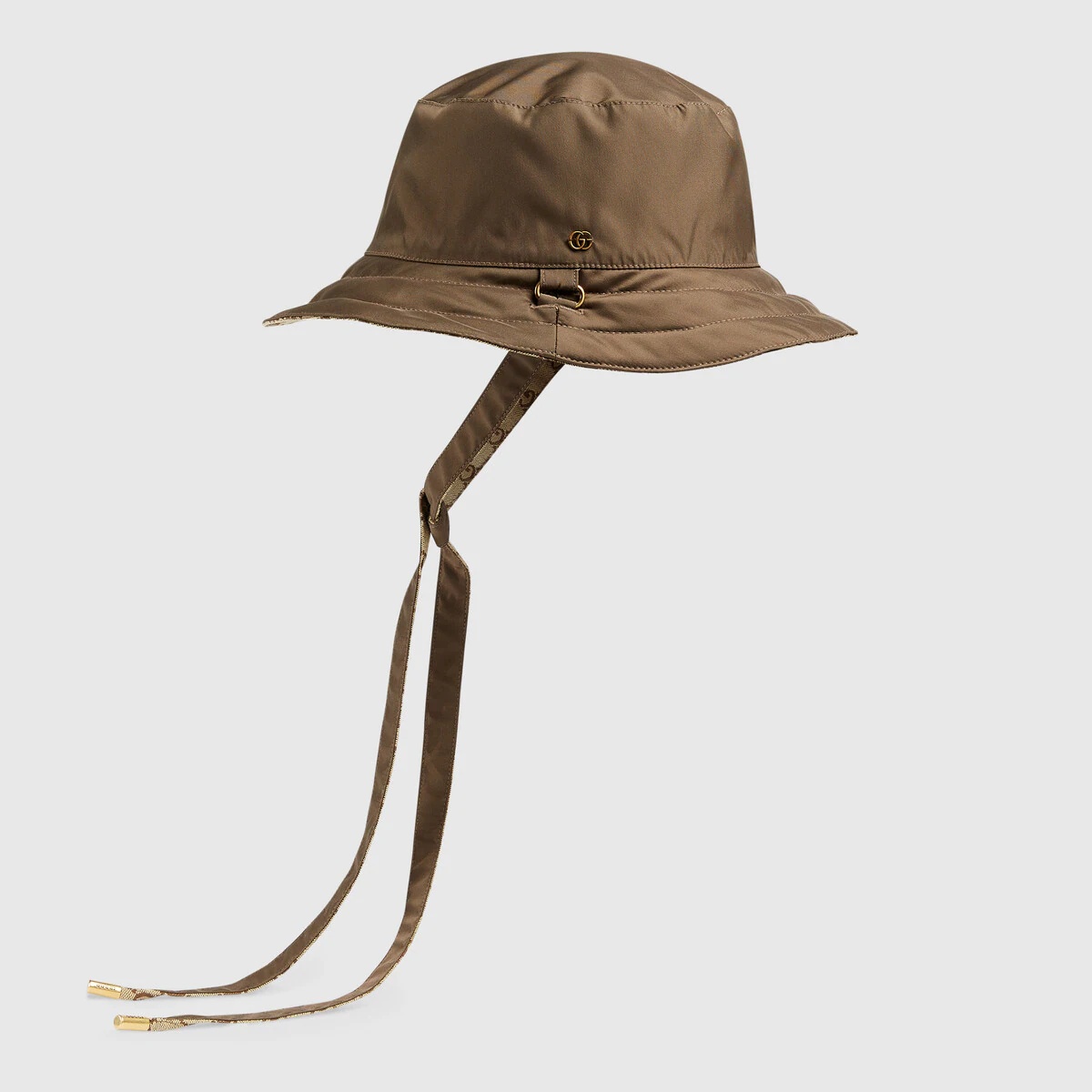 GUCCI Reversible hat in GG canvas and nylon | REVERSIBLE
