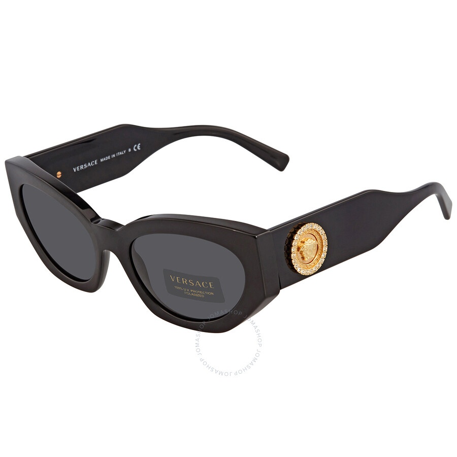 VERSACE Versace Grey Cat Eye Ladies Sunglasses VE4376B GB1/87 54 ...