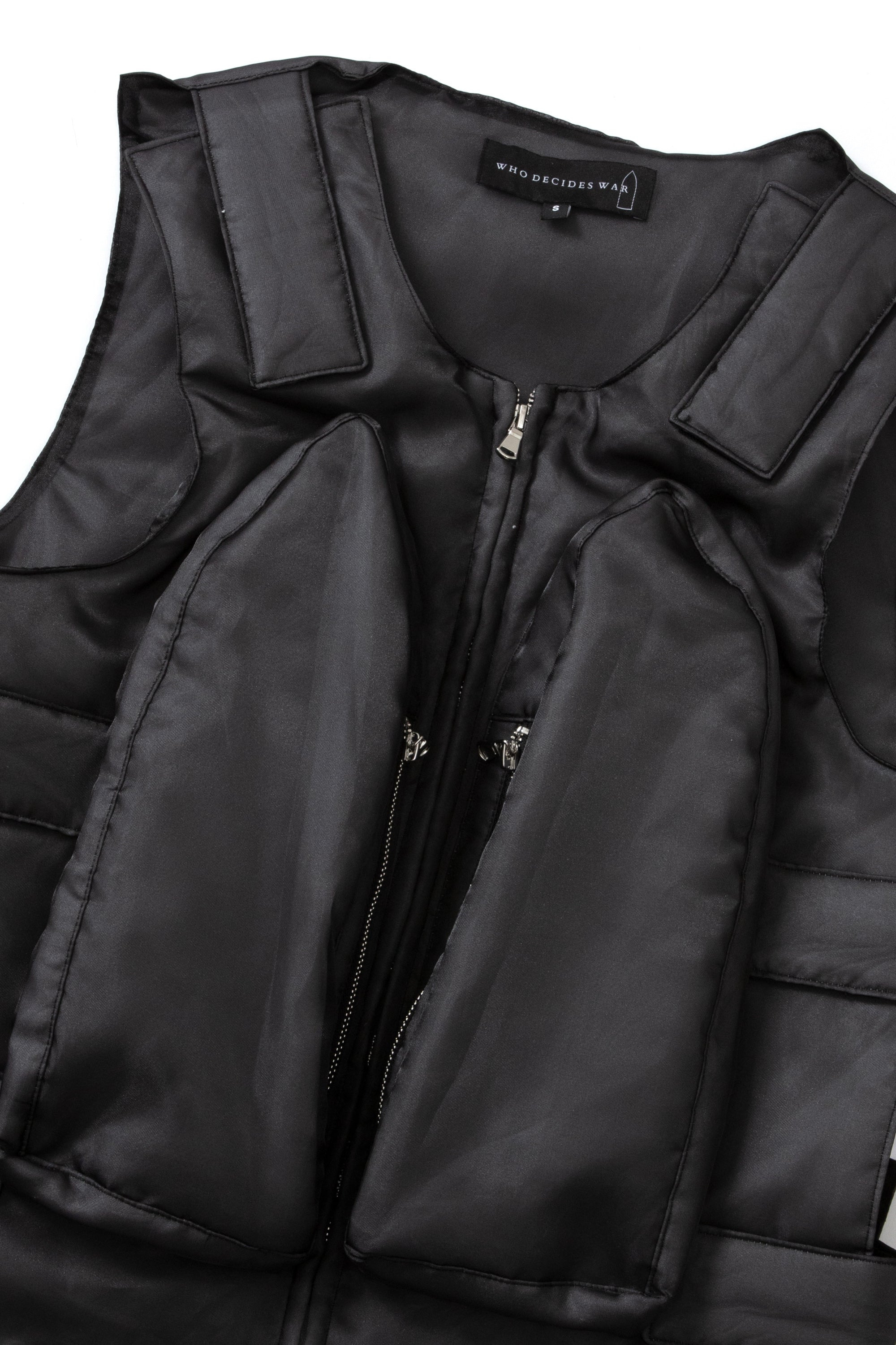 WHO DECIDES WAR ORGANZA BULLET POINT VEST | REVERSIBLE