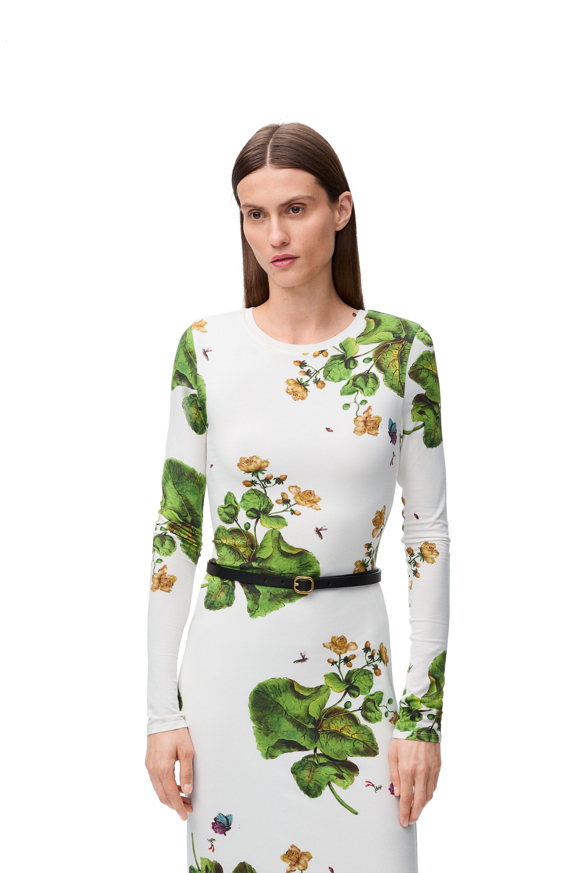 Loewe Rounded soft belt in classic calfskin | REVERSIBLE