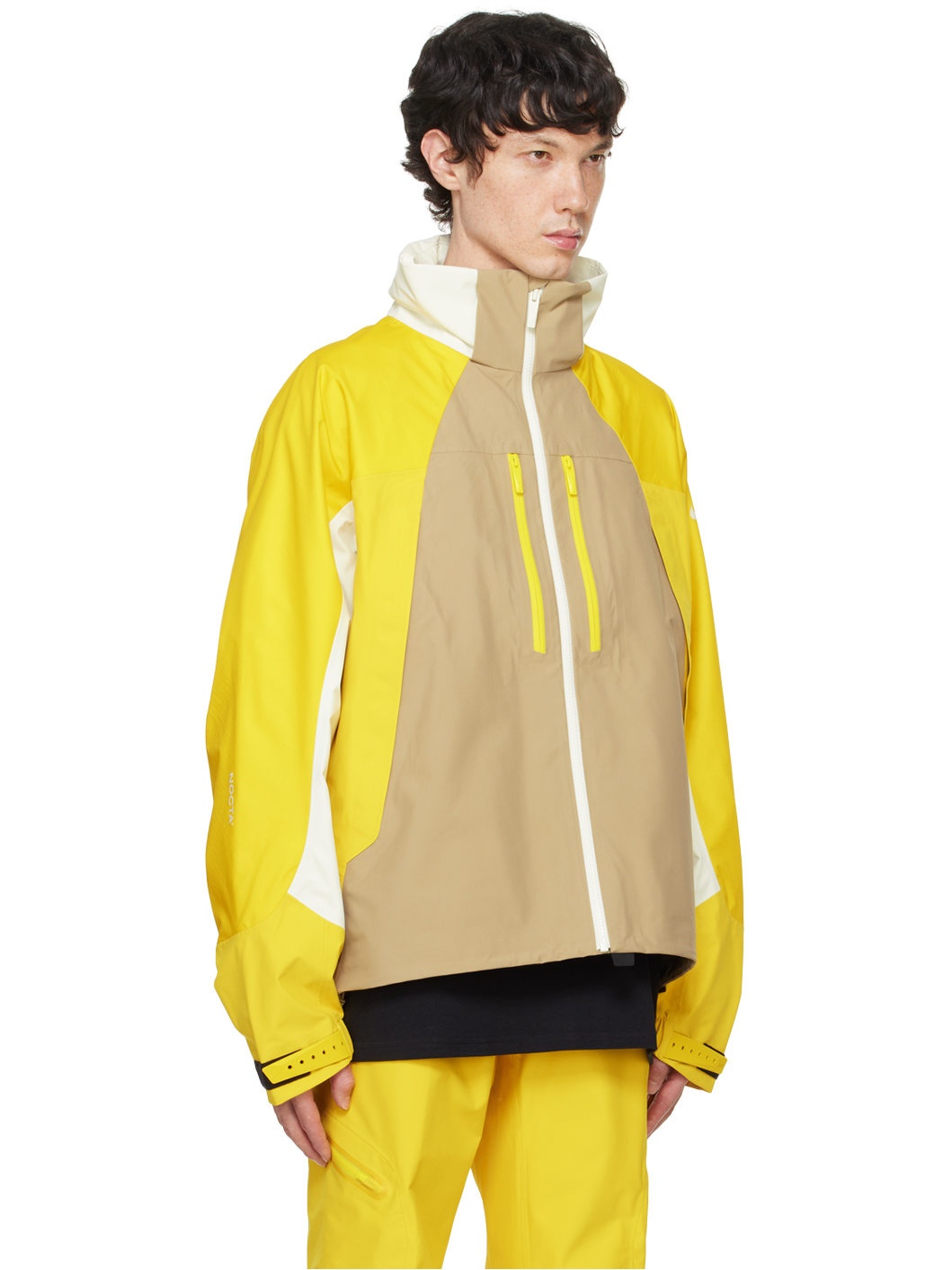 Nike Yellow NOCTA & L'ART Edition Balaclava Tech Jacket | REVERSIBLE