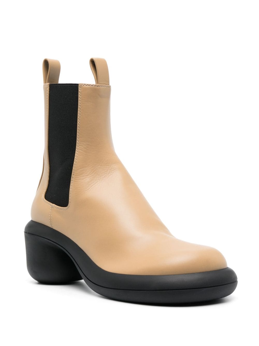 Jil Sander two-tone leather chelsea boots | REVERSIBLE