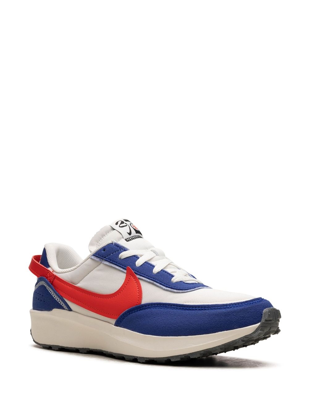 Nike Waffle Debut Swoosh "Old Royal/Habanero Red" sneakers | REVERSIBLE
