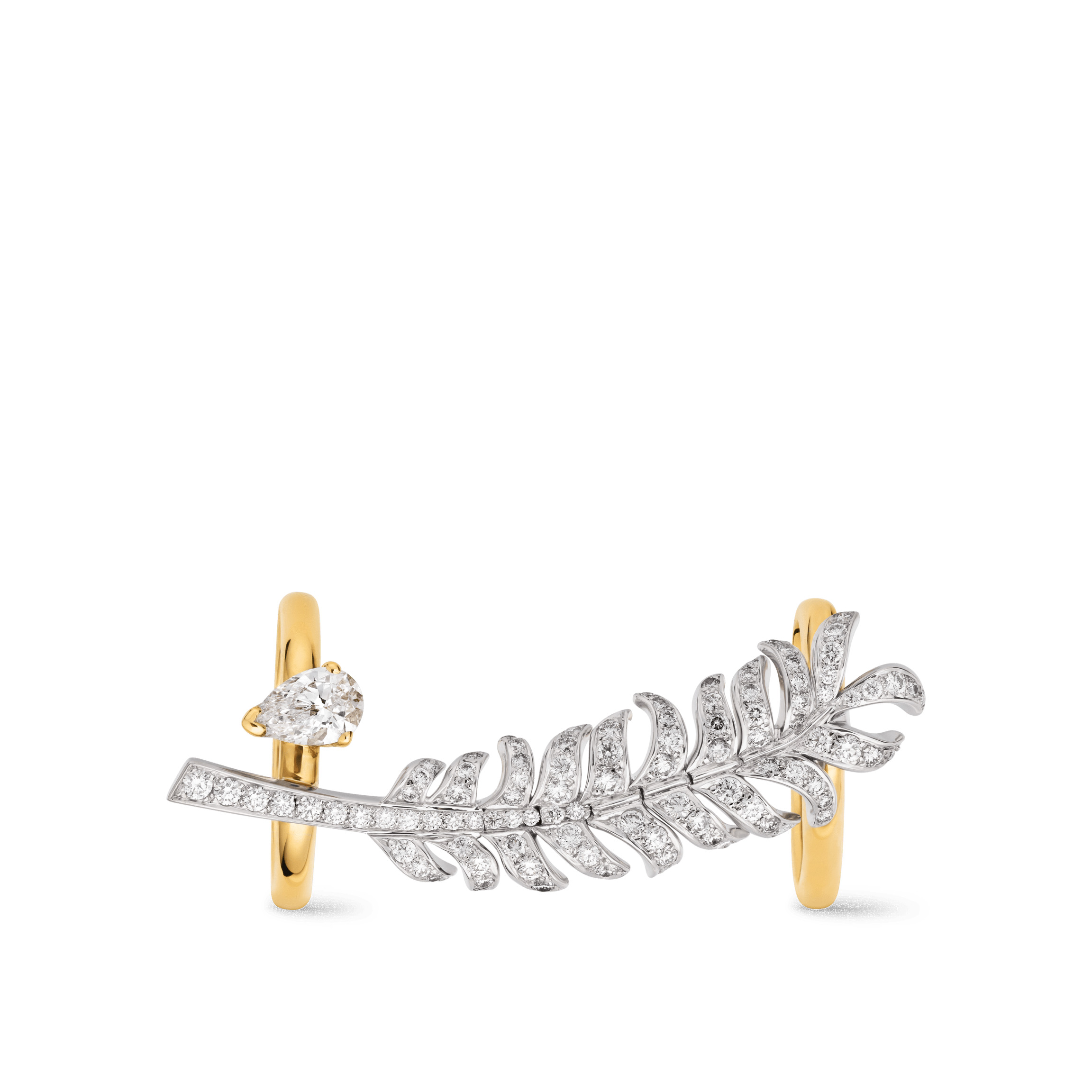 CHANEL Plume de CHANEL ring REVERSIBLE