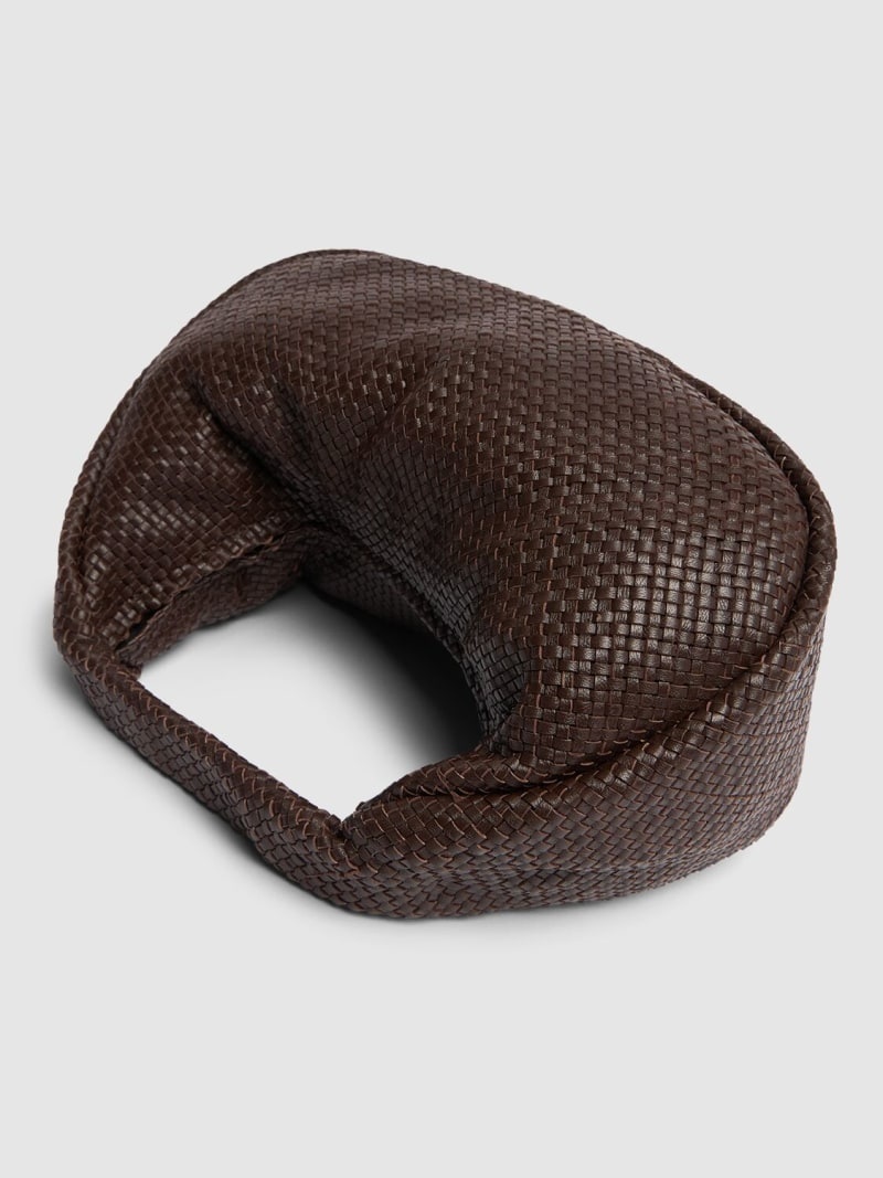 ST. AGNI Mini Bon Bon wave leather top handle bag | REVERSIBLE