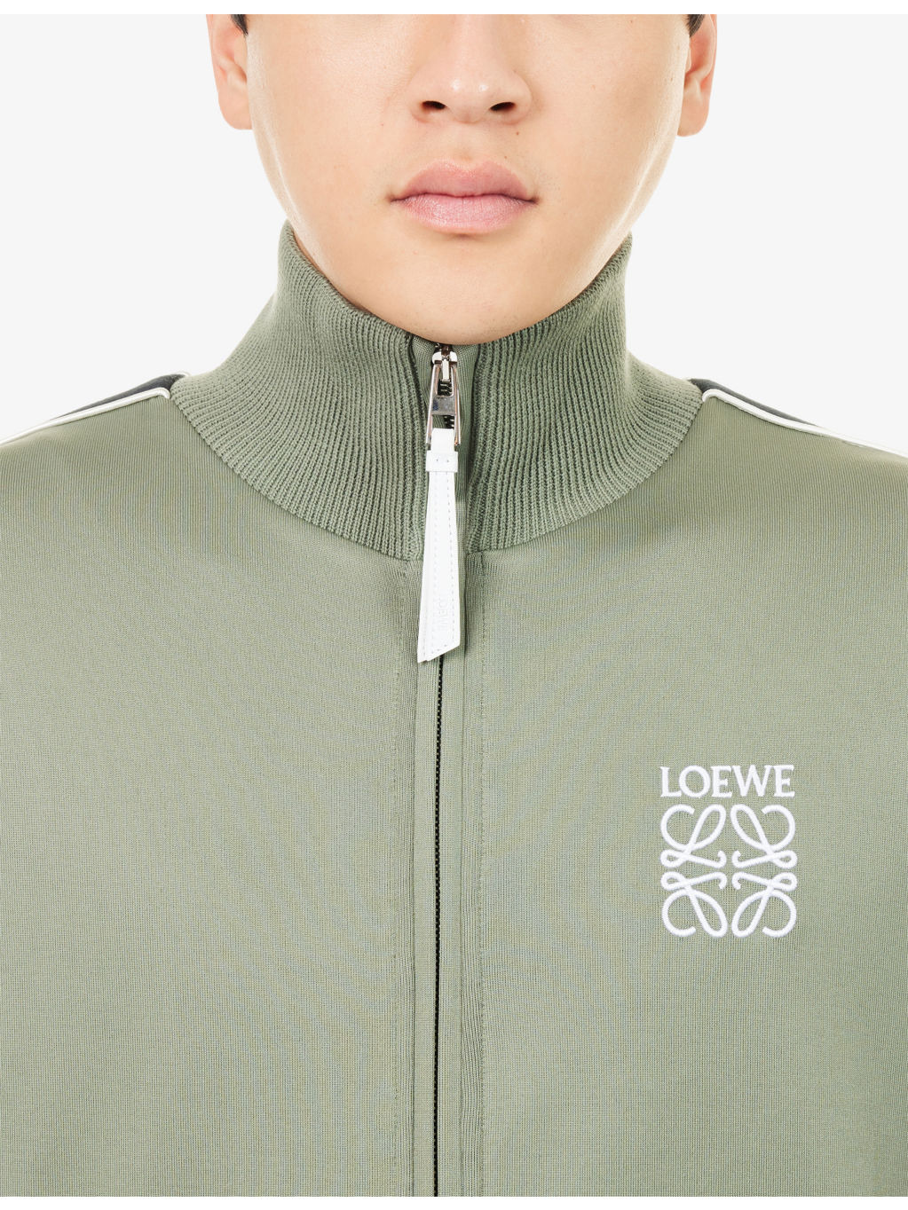 Loewe Monogram High-Neck Woven Tracksuit Jacket | REVERSIBLE