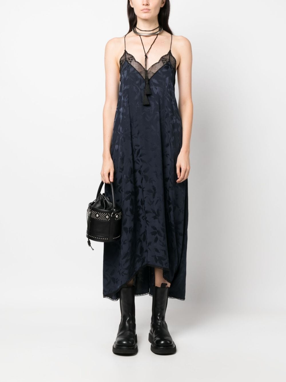 Zadig & Voltaire Risty silk midi dress | REVERSIBLE