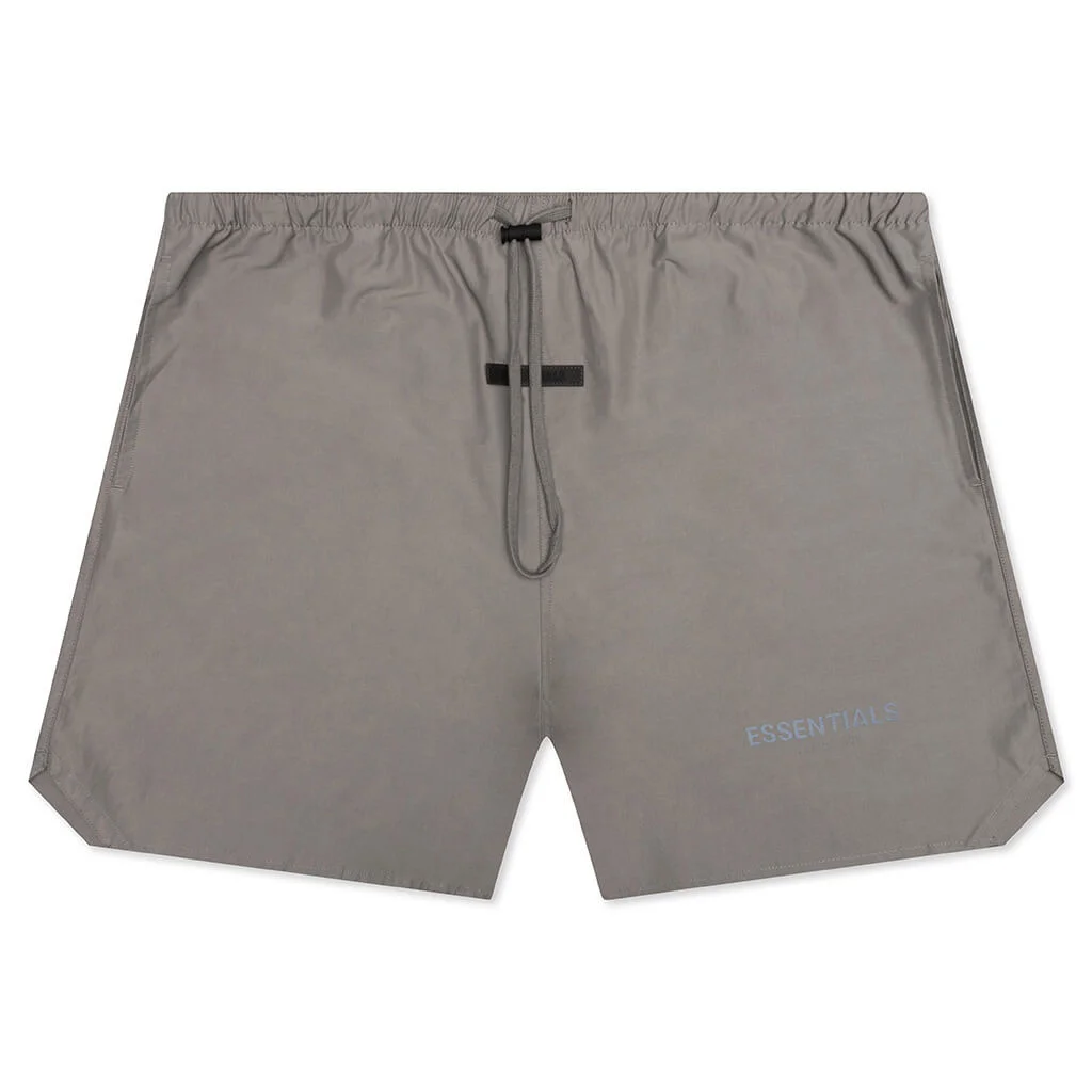 ESSENTIALS FEAR OF GOD ESSENTIALS VOLLEY SHORT - TAUPE | REVERSIBLE