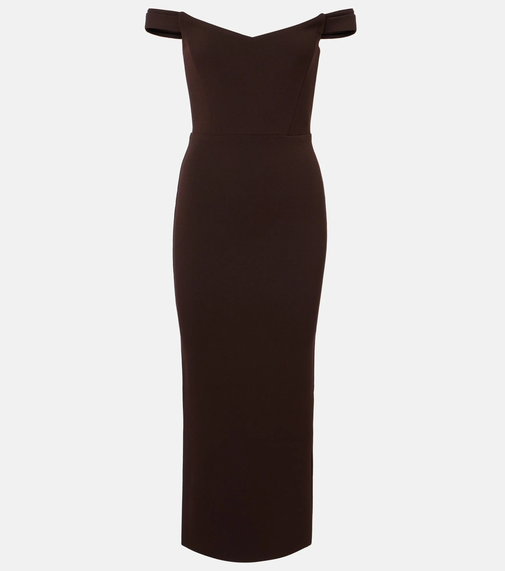 ALEX PERRY Off-shoulder midi dress - P01178941 | REVERSIBLE