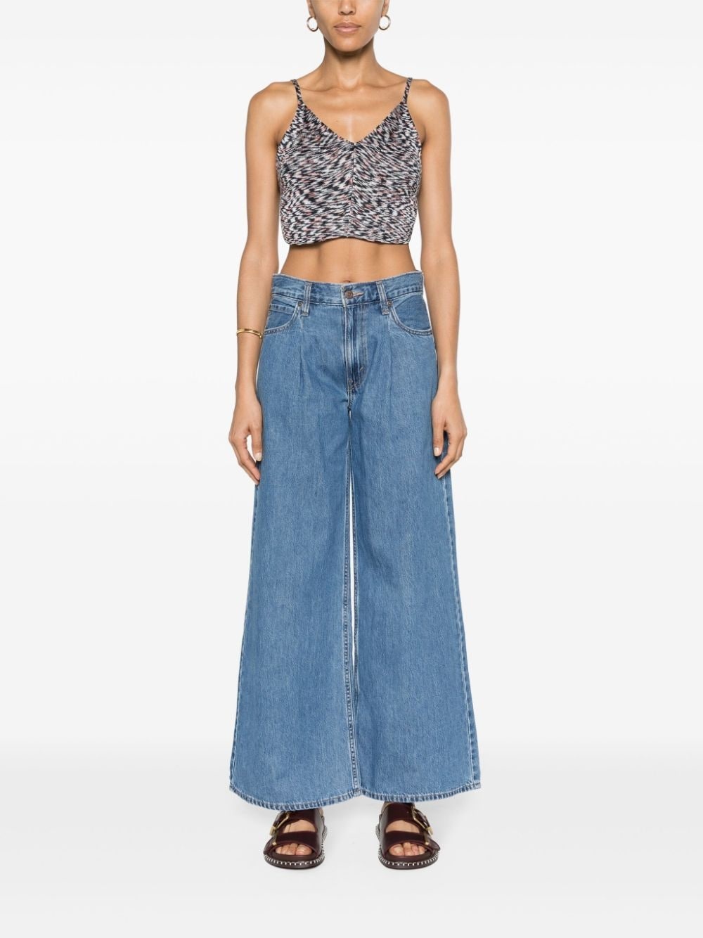 Levis Baggy Dad Mid Rise Wide Leg Jeans Reversible