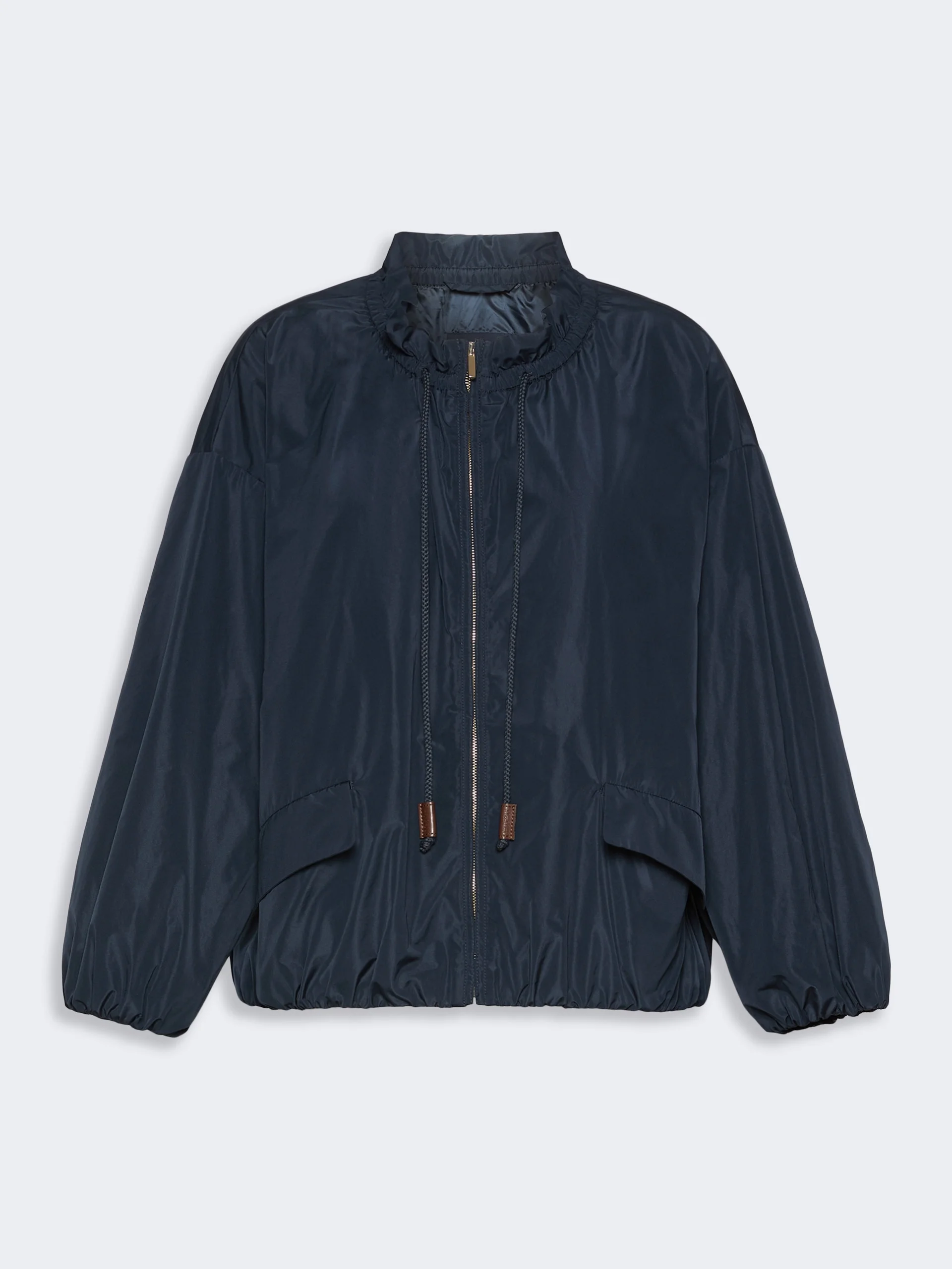 'S Max Mara ONDE Water-repellent taffeta bomber jacket - ULTRAMARINE ...