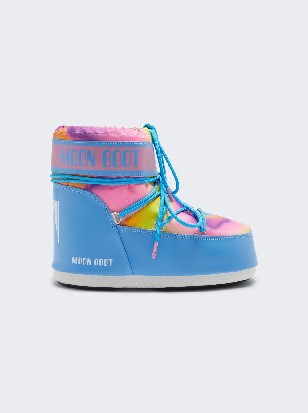 MOON BOOT Icon Low Tie-dye Boots Alaskan Blue | REVERSIBLE