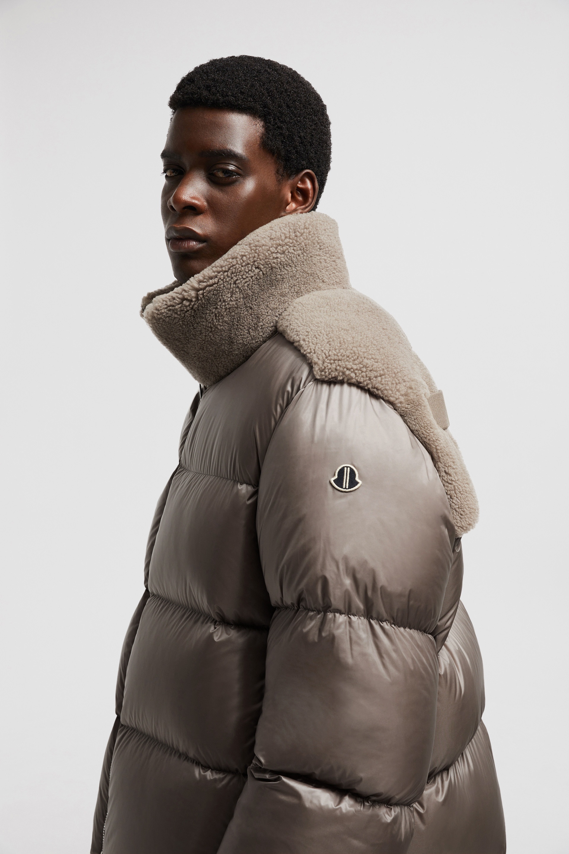 Moncler Moncler + Rick Owens Cyclopic Short Down Jacket | REVERSIBLE