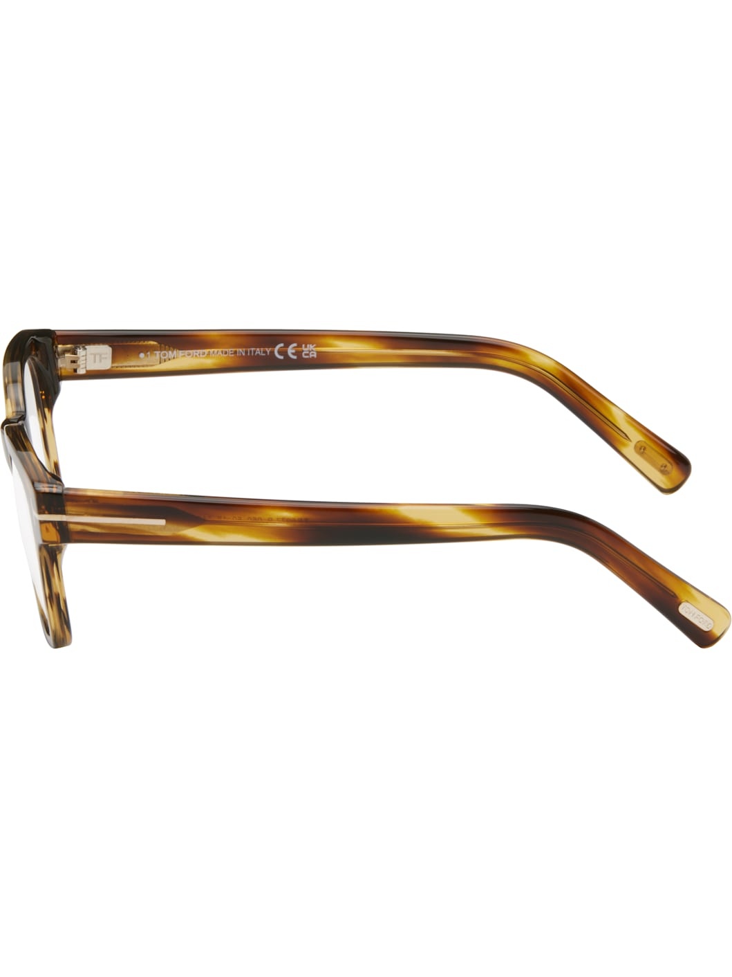 TOM FORD Brown & Black Square Blue Block Glasses | REVERSIBLE