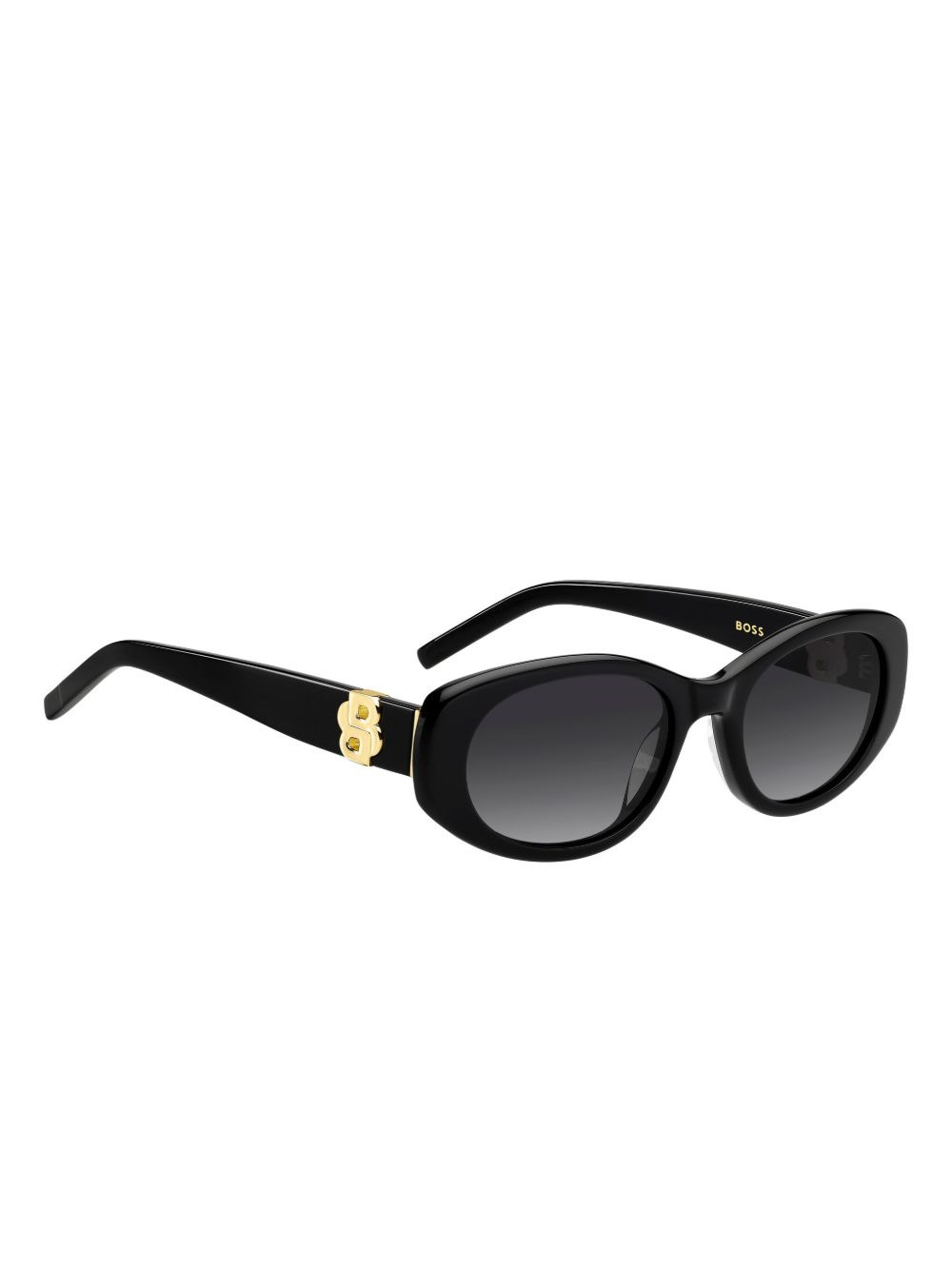 BOSS logo-plaque oval-frame sunglasses | REVERSIBLE