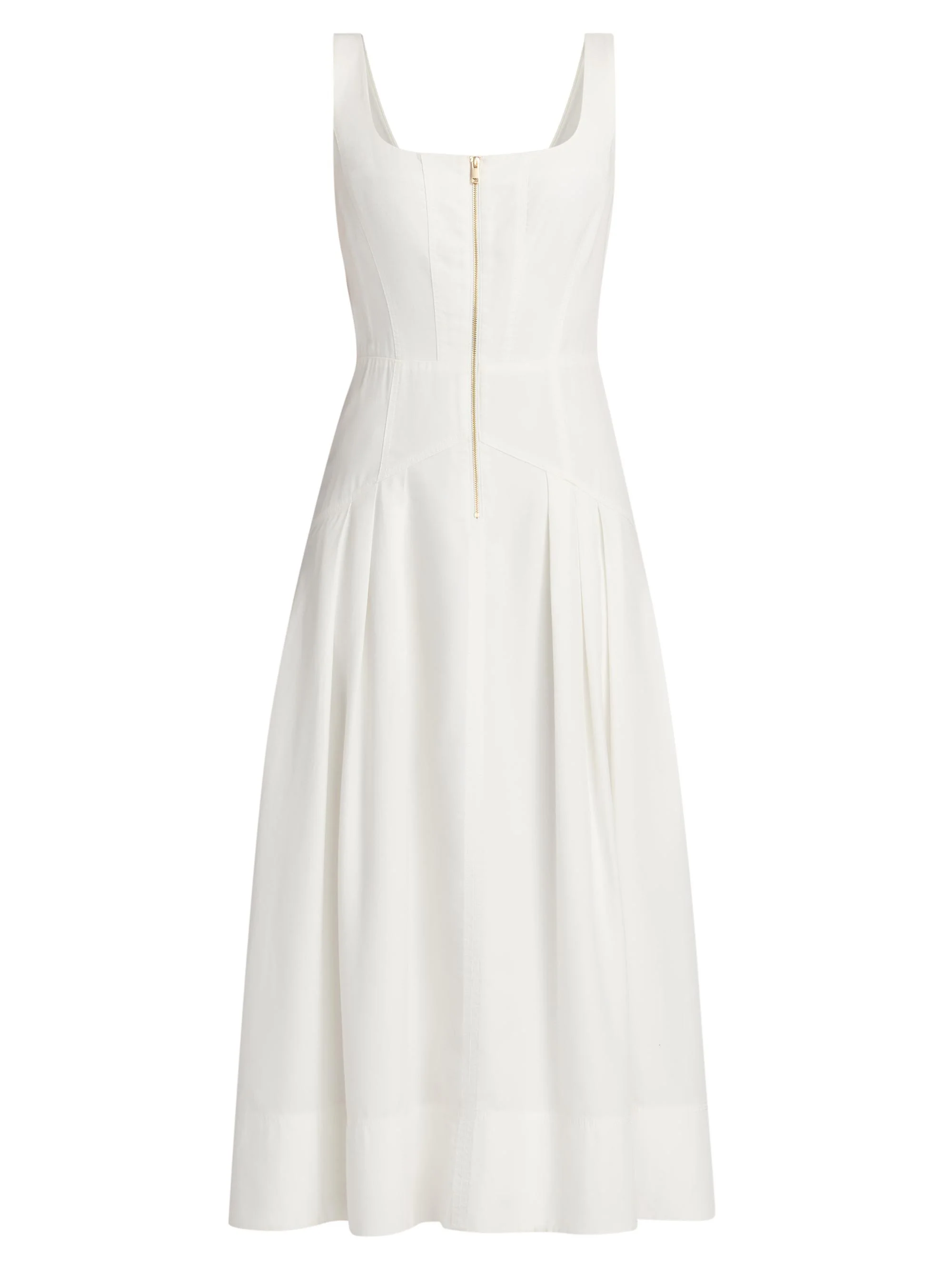 RAMY BROOK Women's Moira Front-Zip A-Line Midi-Dress - Ivory ...