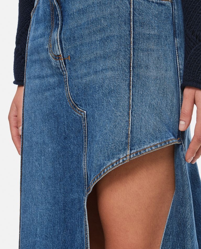 Alexander McQueen ASYMMETRIC DENIM SKIRT | biffi | REVERSIBLE Alexander McQueen ASYMMETRIC DENIM SKIRT | biffi | REVERSIBLE