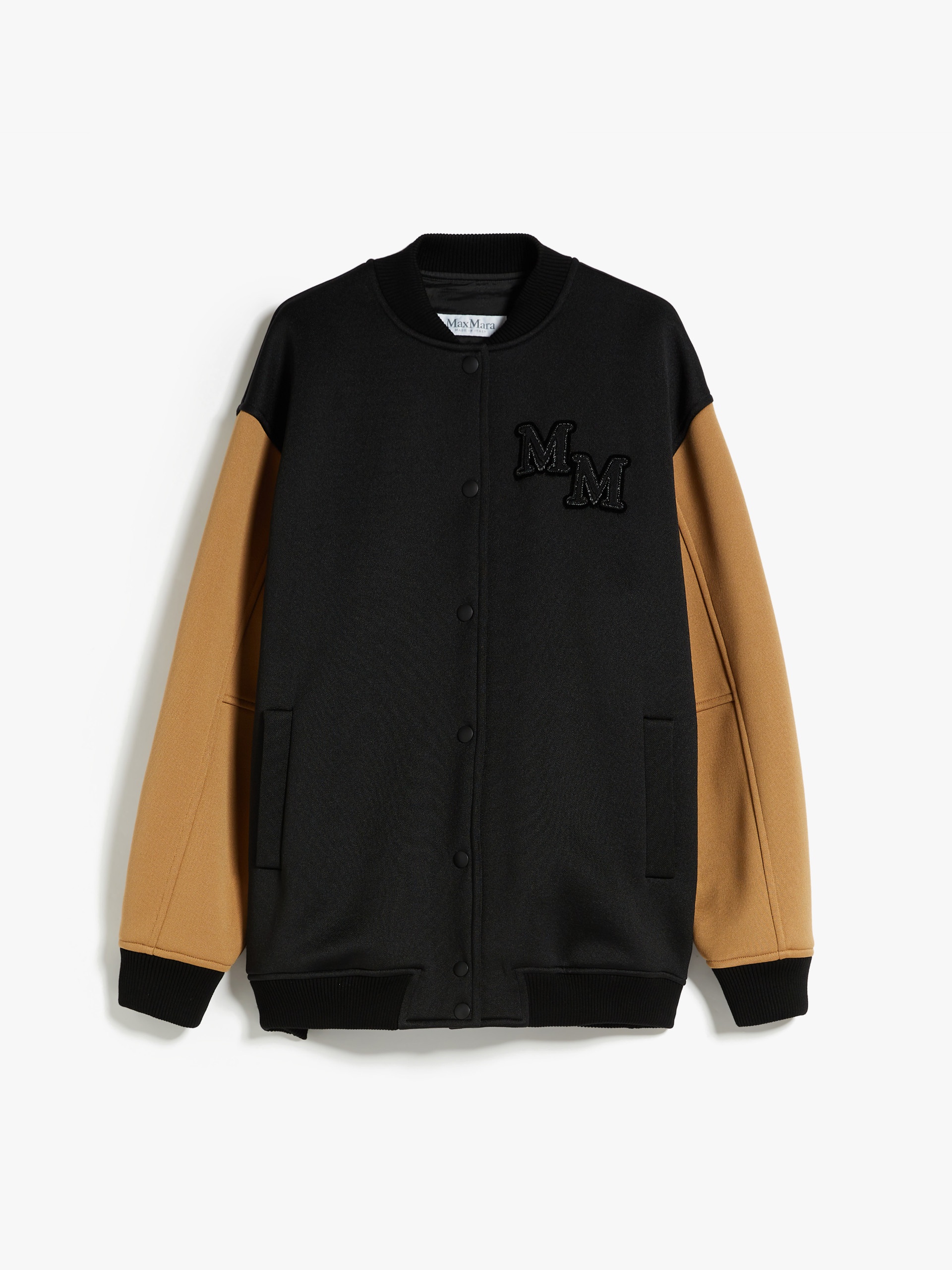 Max Mara VERACE Technical jersey bomber jacket | REVERSIBLE