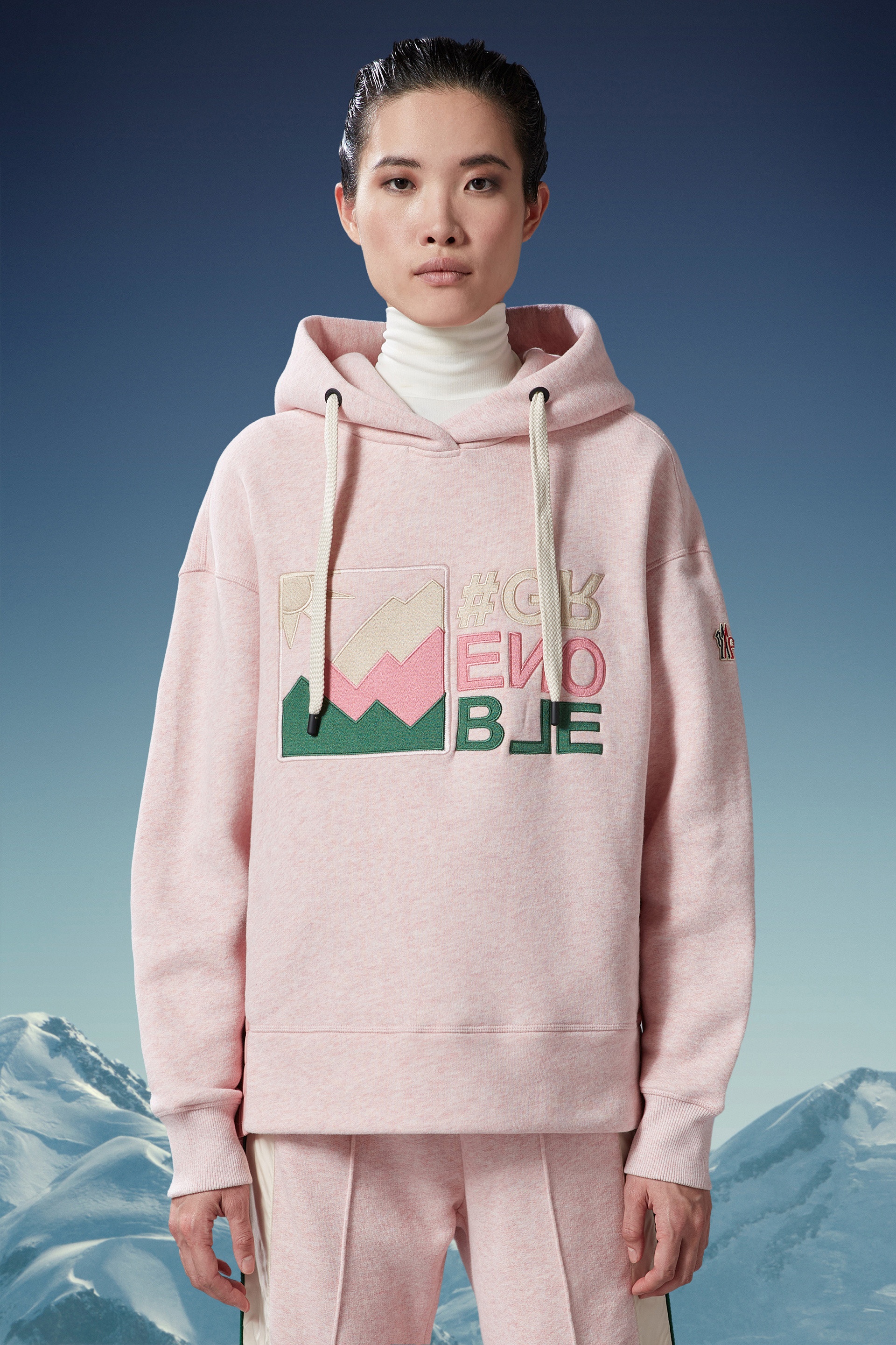 Moncler Mountain Logo Hoodie | REVERSIBLE