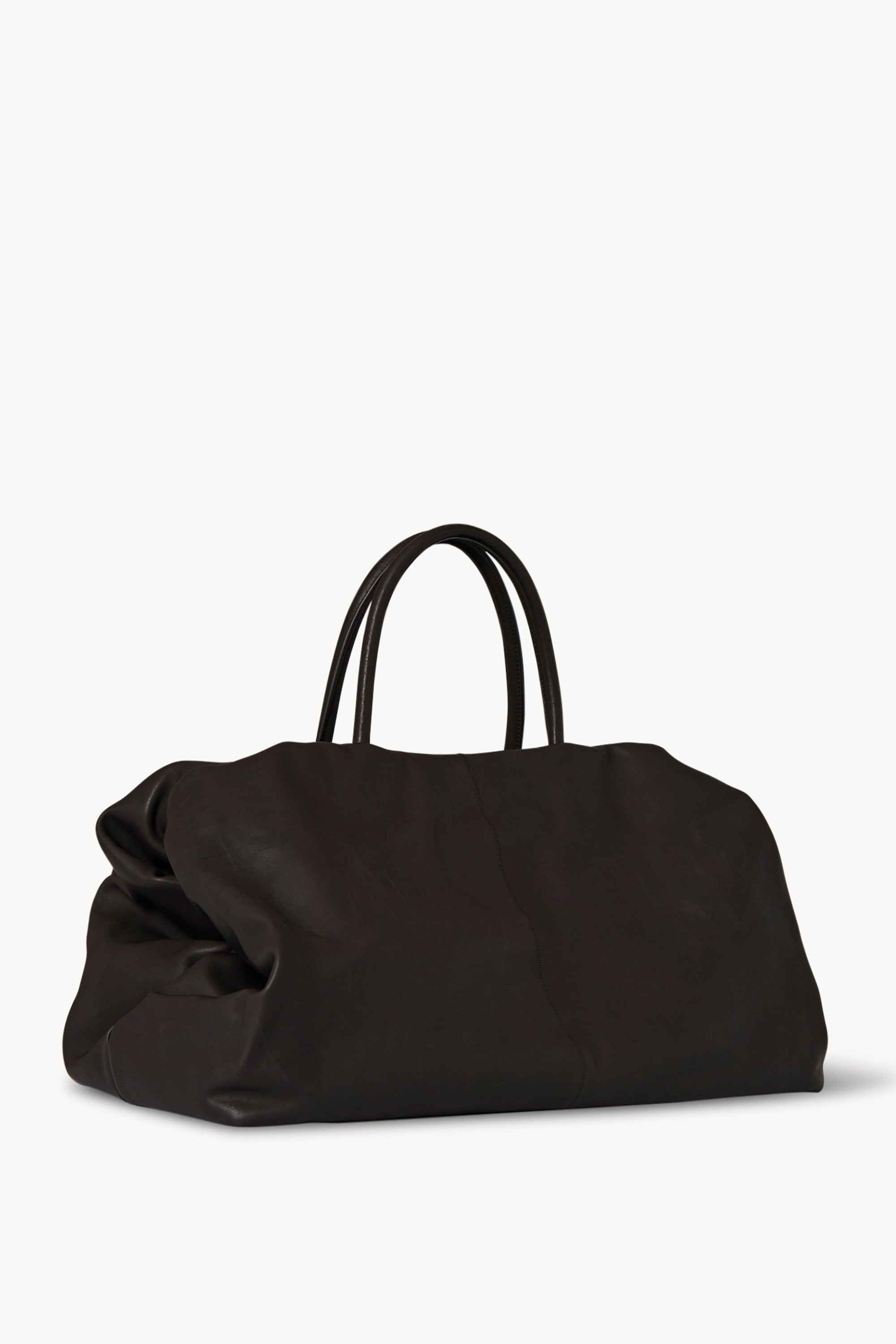 The Row Elio Bourse Bag in Leather | REVERSIBLE