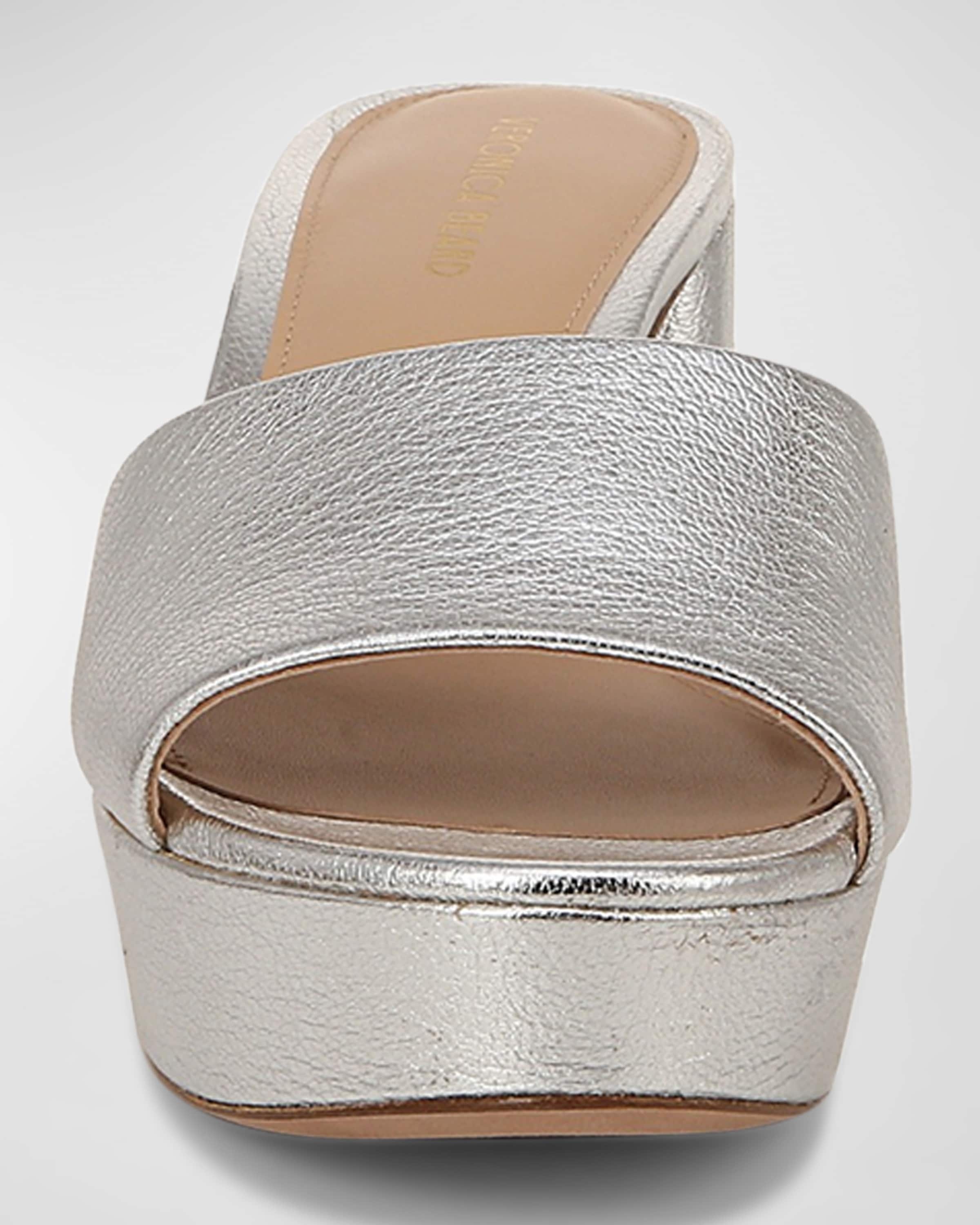 VERONICA BEARD Dali Metallic Platform Mule Sandals | REVERSIBLE