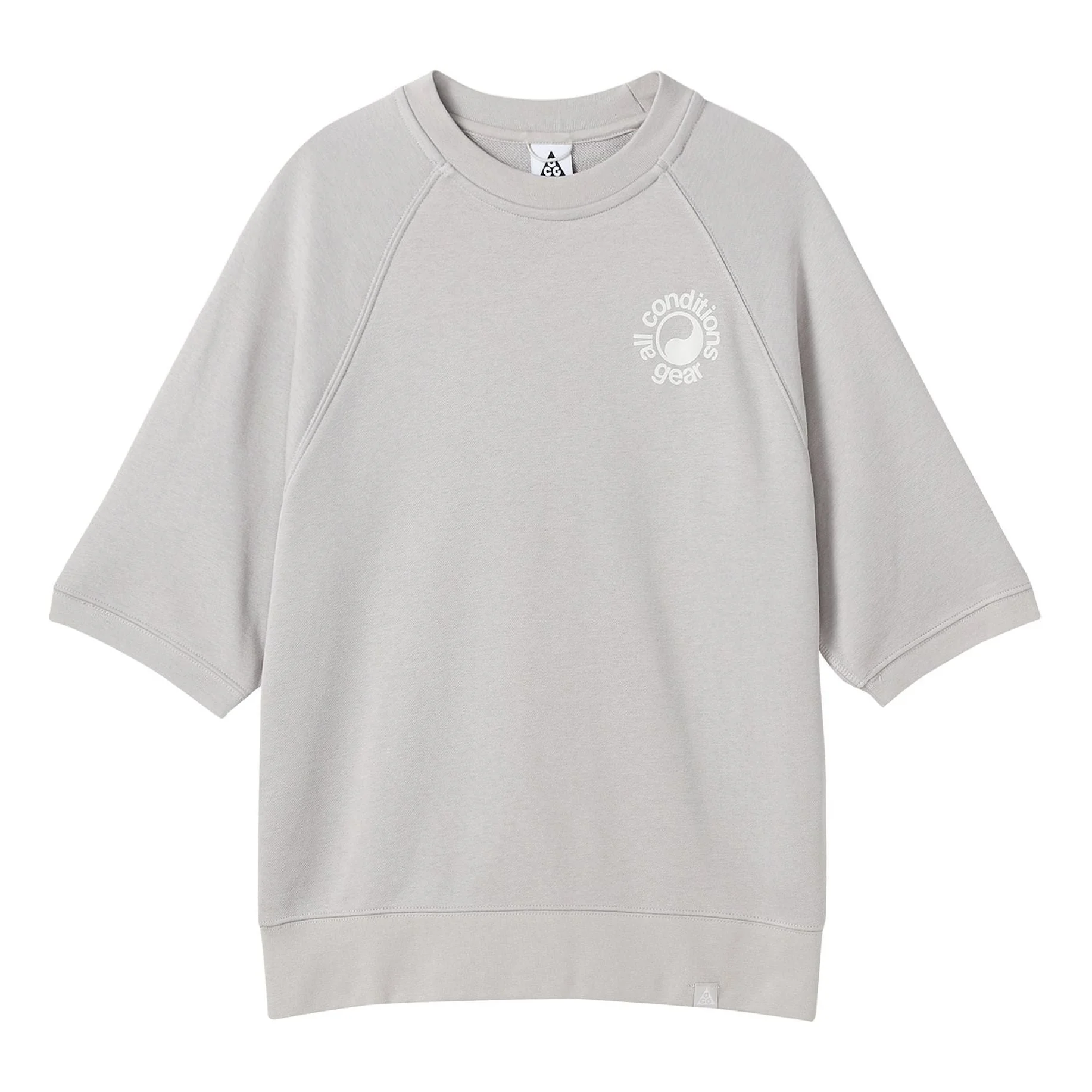 Nike Nike ACG Dry Fit Short sleeve French Terry Crew 'Light Iron Ore ...