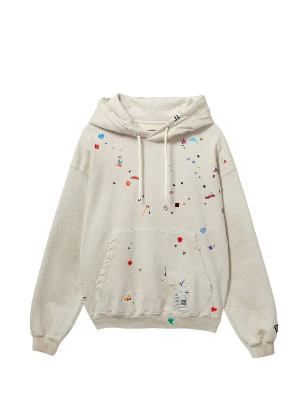 Maison MIHARAYASUHIRO all-over graphic print hoodie ...