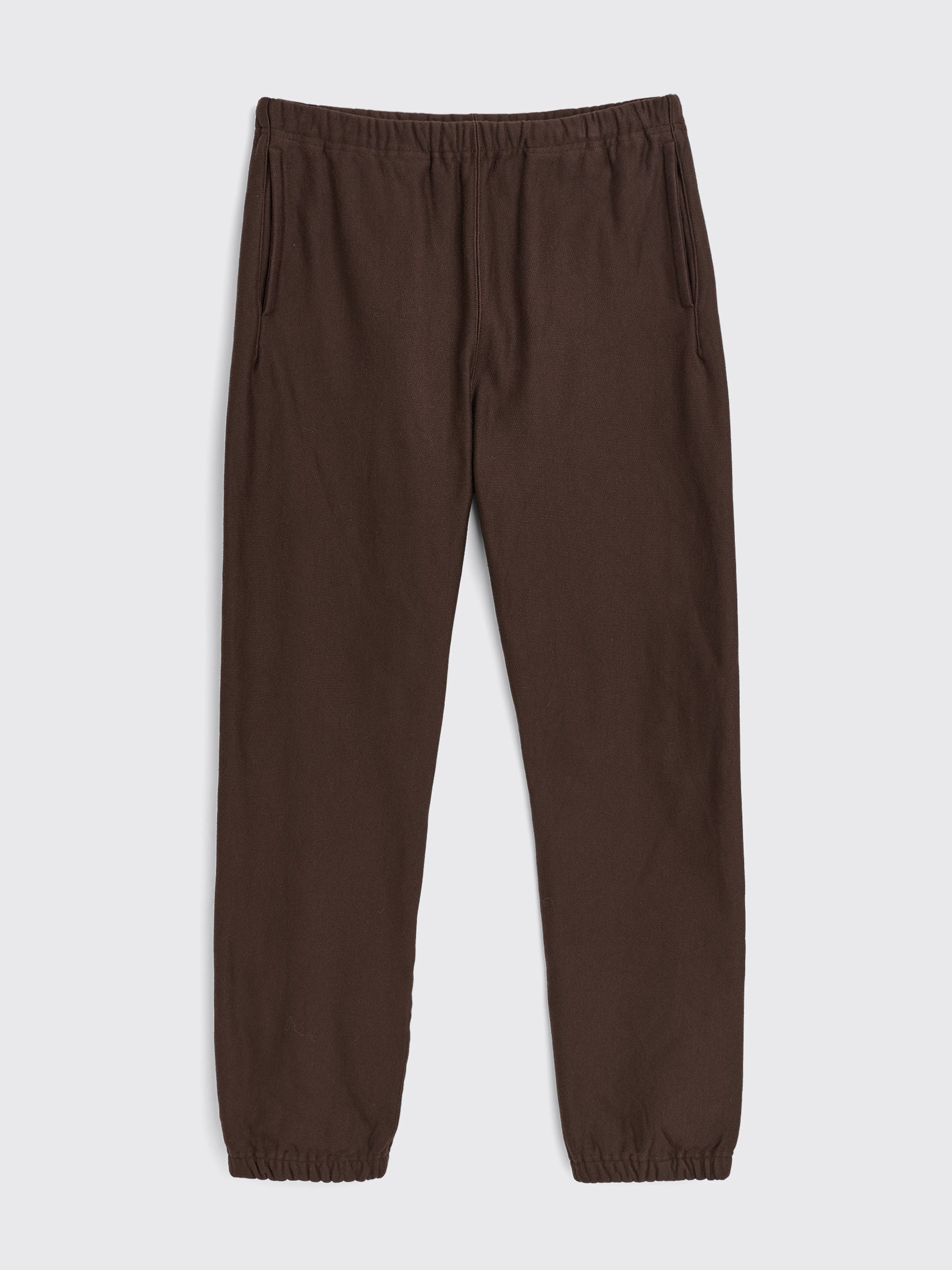 AURALEE AURALEE HIGH COUNT HEAVY SWEAT PANTS DARK BROWN AURALEE AURALEE HIGH COUNT HEAVY SWEAT PANTS DARK BROWN