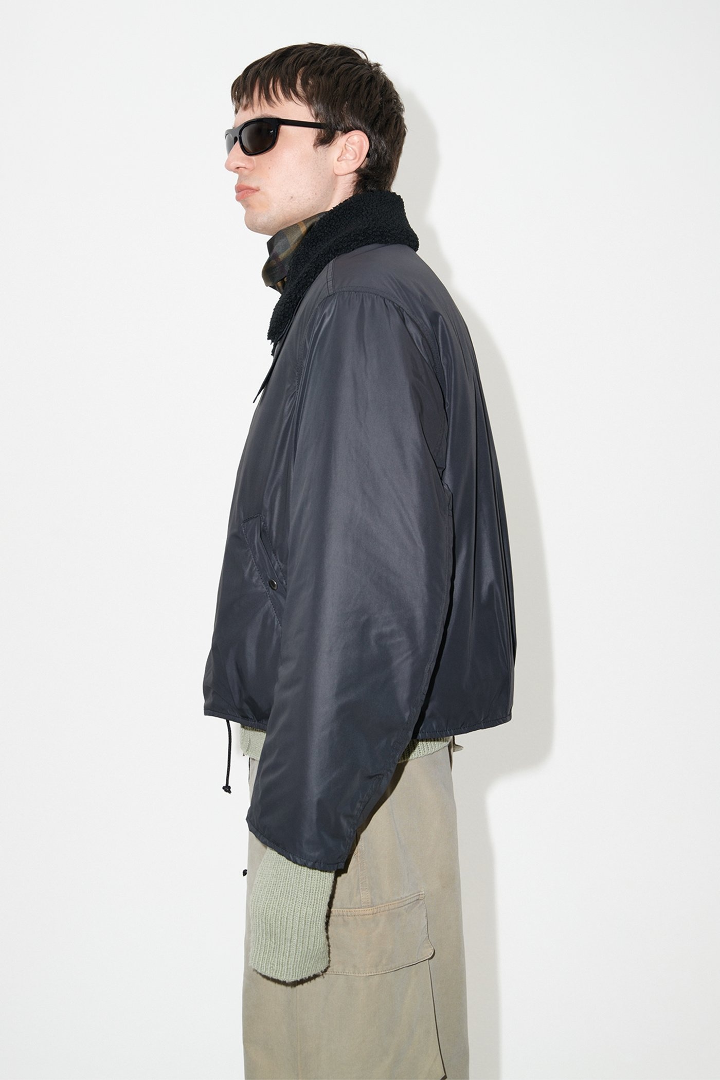 Our Legacy Grizzly Jacket Black Wax Mirage Tech | REVERSIBLE