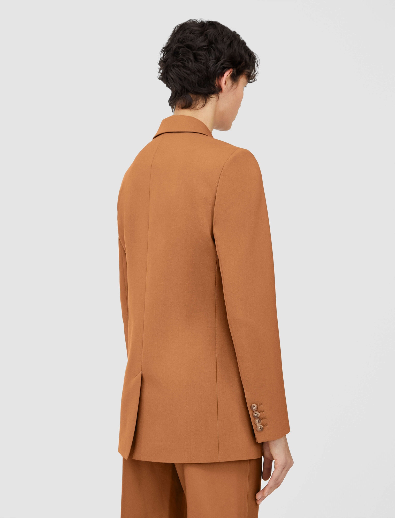 JOSEPH Tailoring Wool Stretch Jackie Jacket | REVERSIBLE