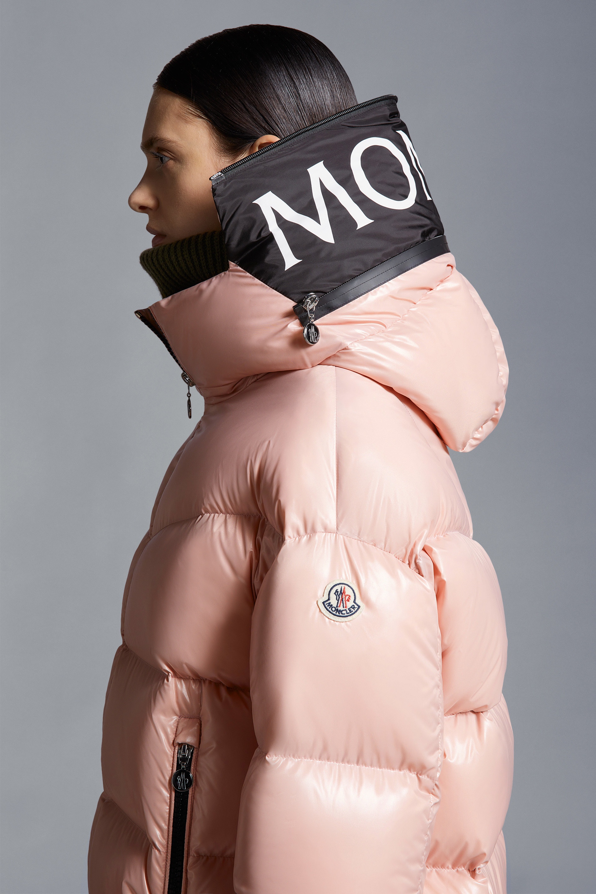 Moncler Huppe Short Down Jacket | REVERSIBLE