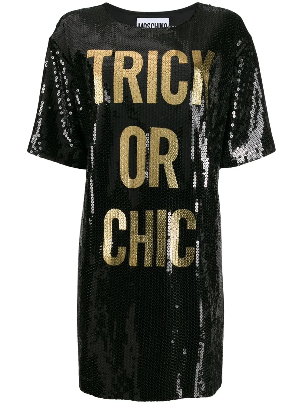 Moschino sequined T-shirt dress - J04140546 | REVERSIBLE
