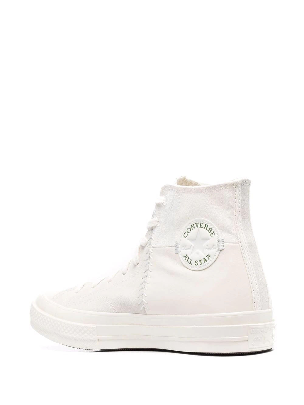 Converse stitched-patchwork high-top sneakers | REVERSIBLE