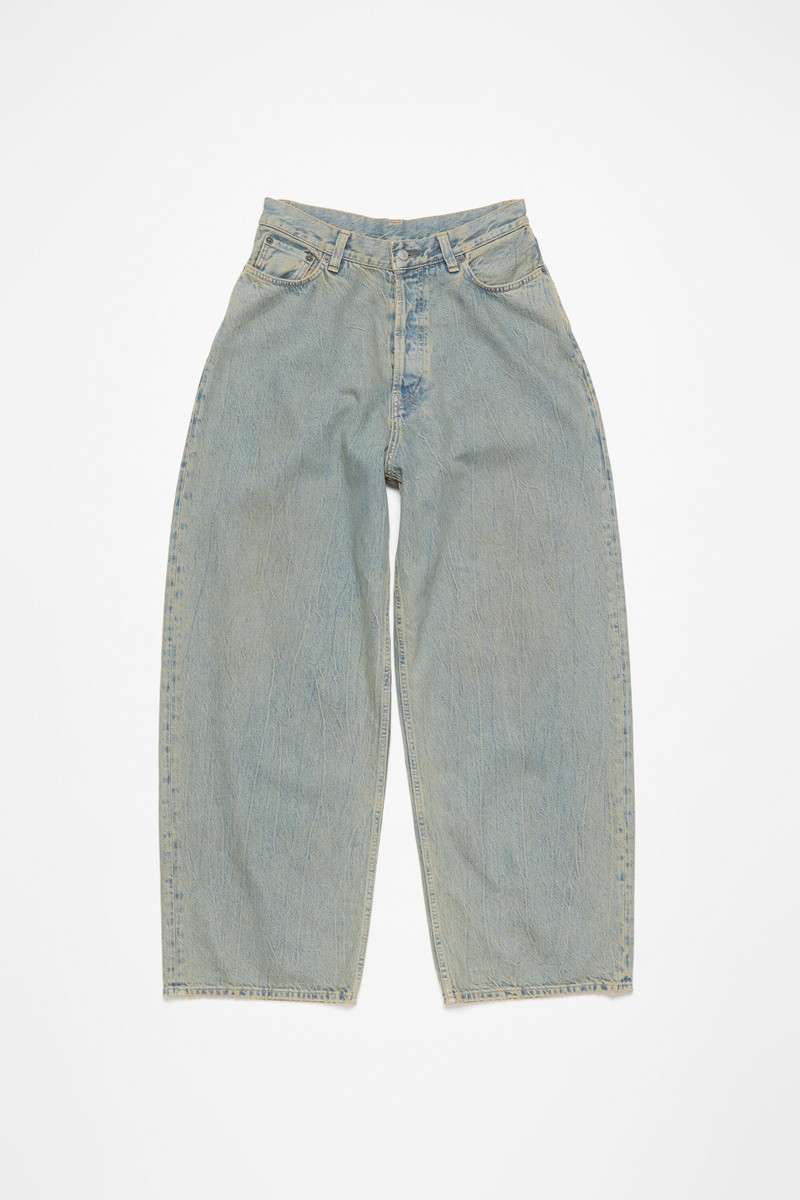 Acne Studios Super baggy fit jeans - 2023F - Blue/beige | REVERSIBLE