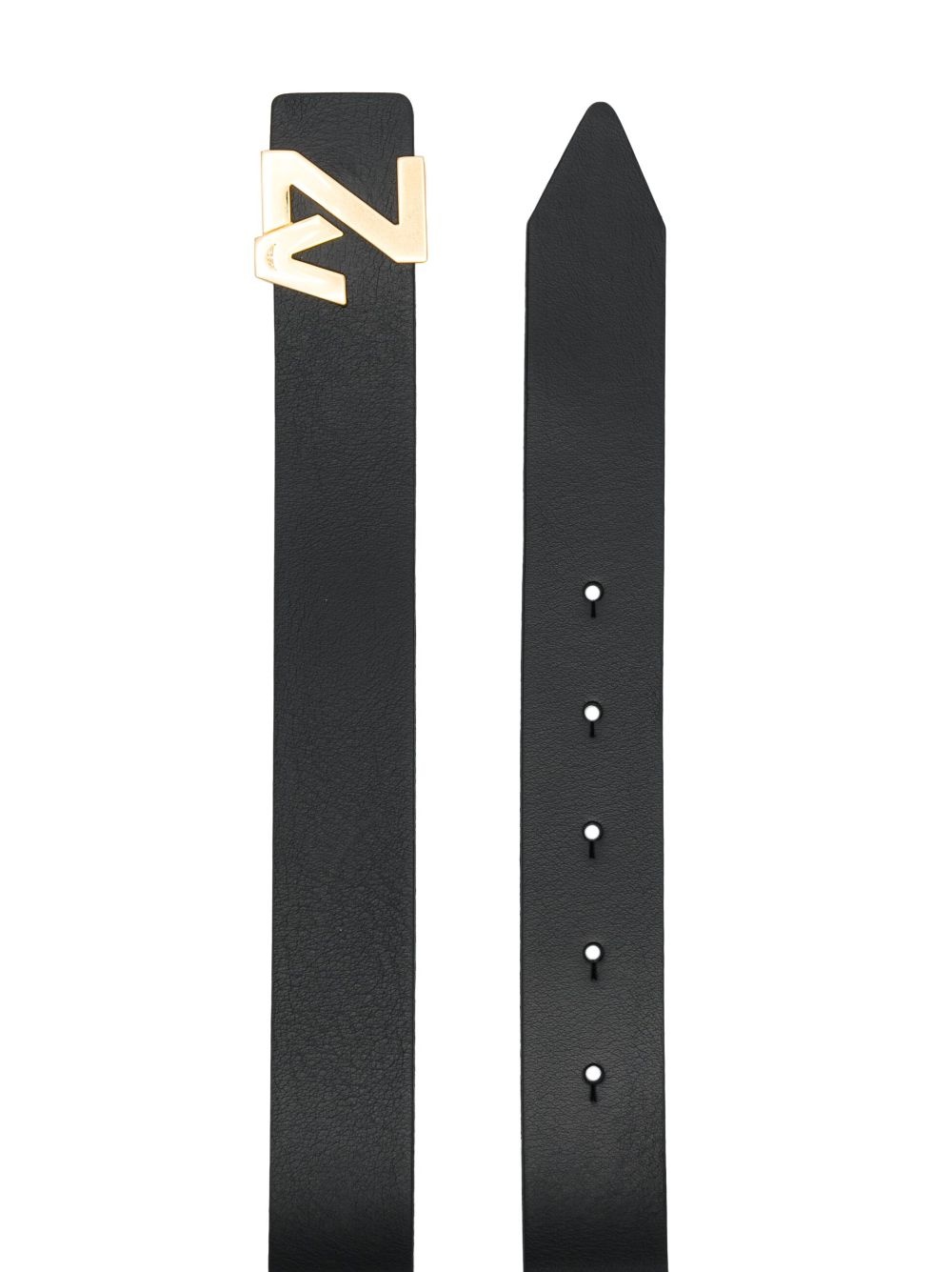 Zadig & Voltaire logo-plaque leather belt | REVERSIBLE