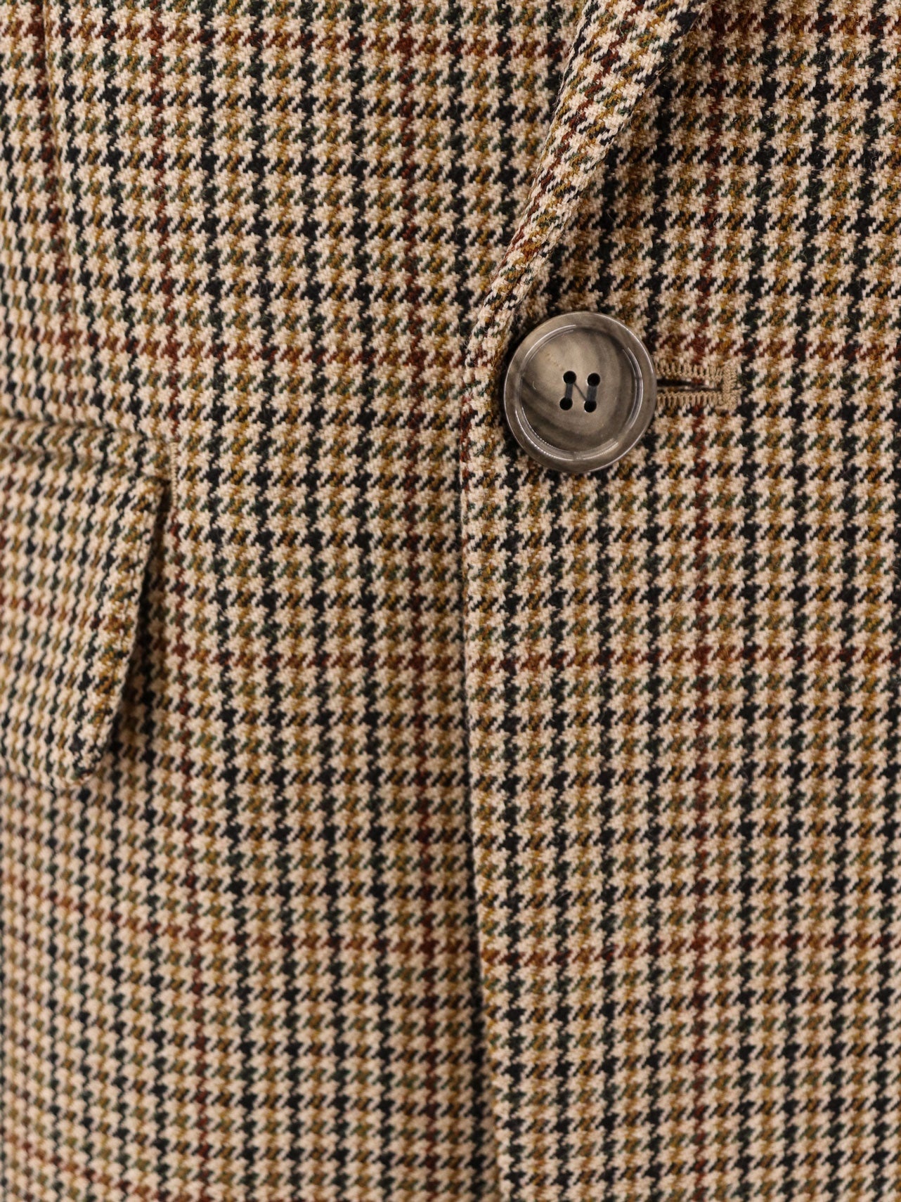 AMI Paris Virgin wool blazer with pied de poule motif | REVERSIBLE