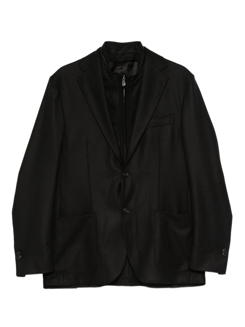 CORNELIANI detachable-panel jacket | REVERSIBLE
