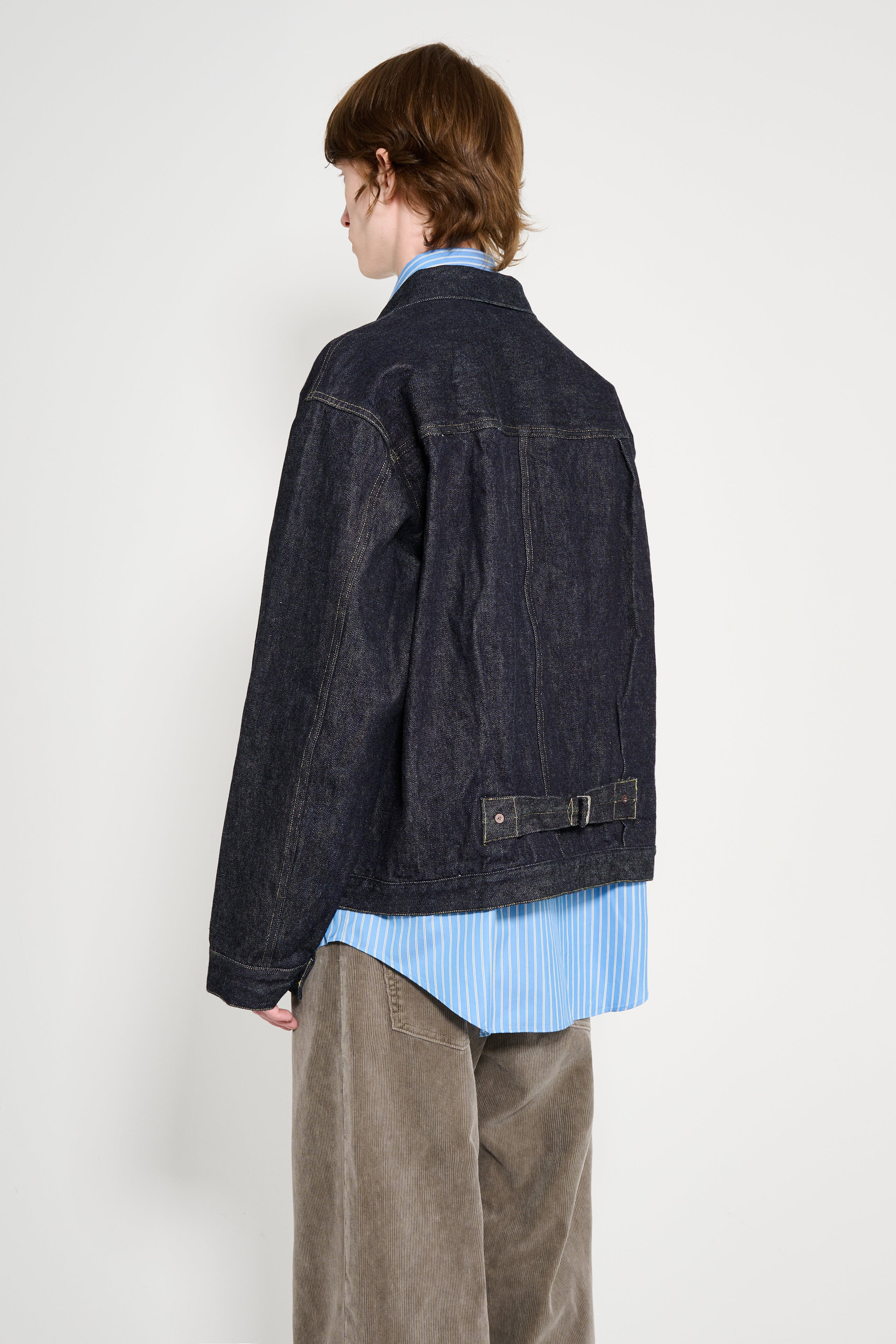 A.PRESSE A.PRESSE 1ST TYPE DENIM JACKET INDIGO | REVERSIBLE