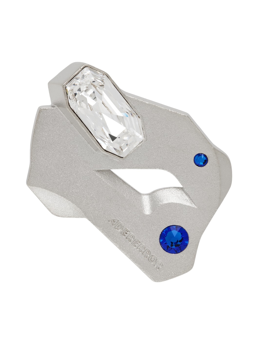 ADER error Silver Gemma 02 Brooch | REVERSIBLE