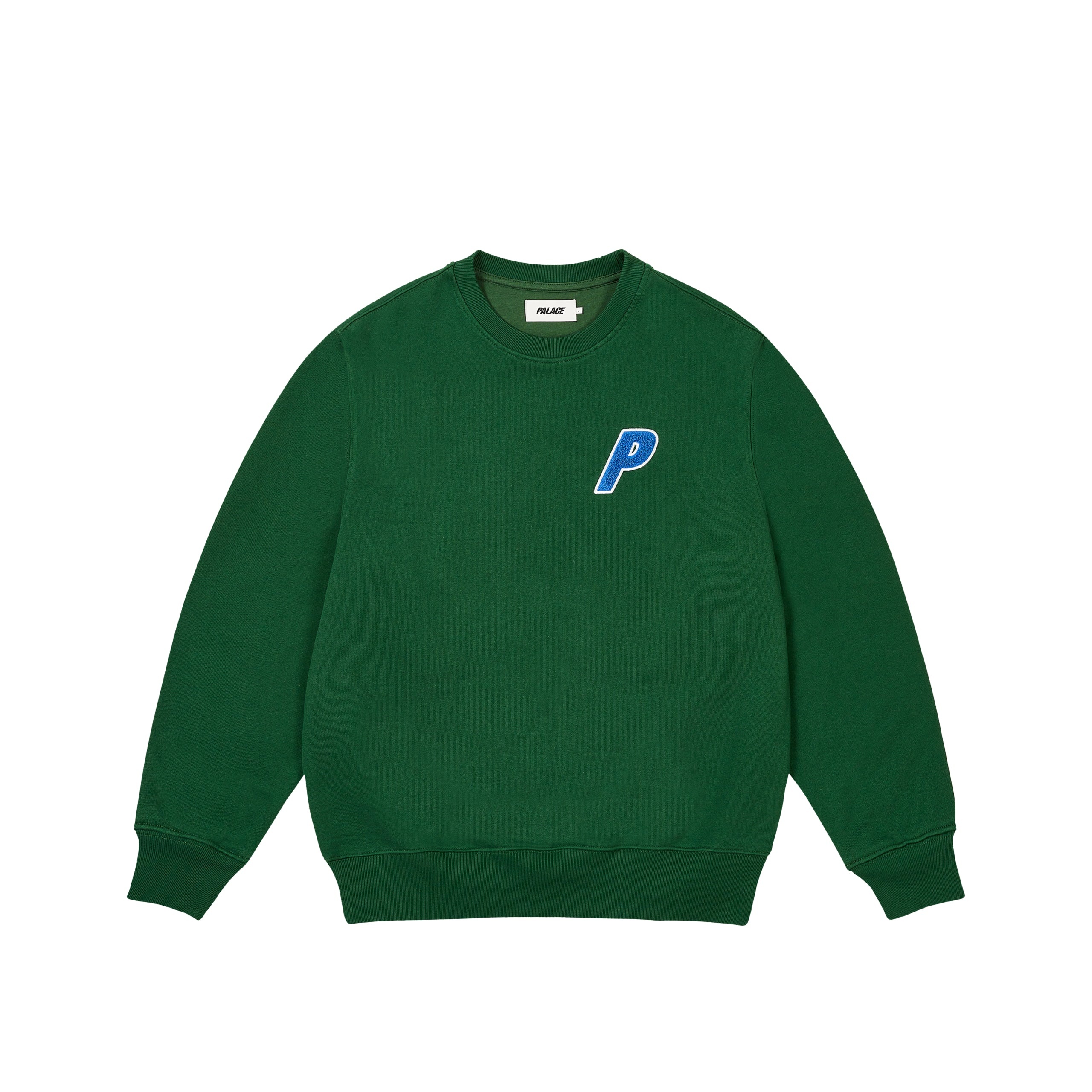 PALACE CHENILLE TRI-FERG CREW RACEY GREEN | REVERSIBLE PALACE CHENILLE TRI-FERG CREW RACEY GREEN | REVERSIBLE