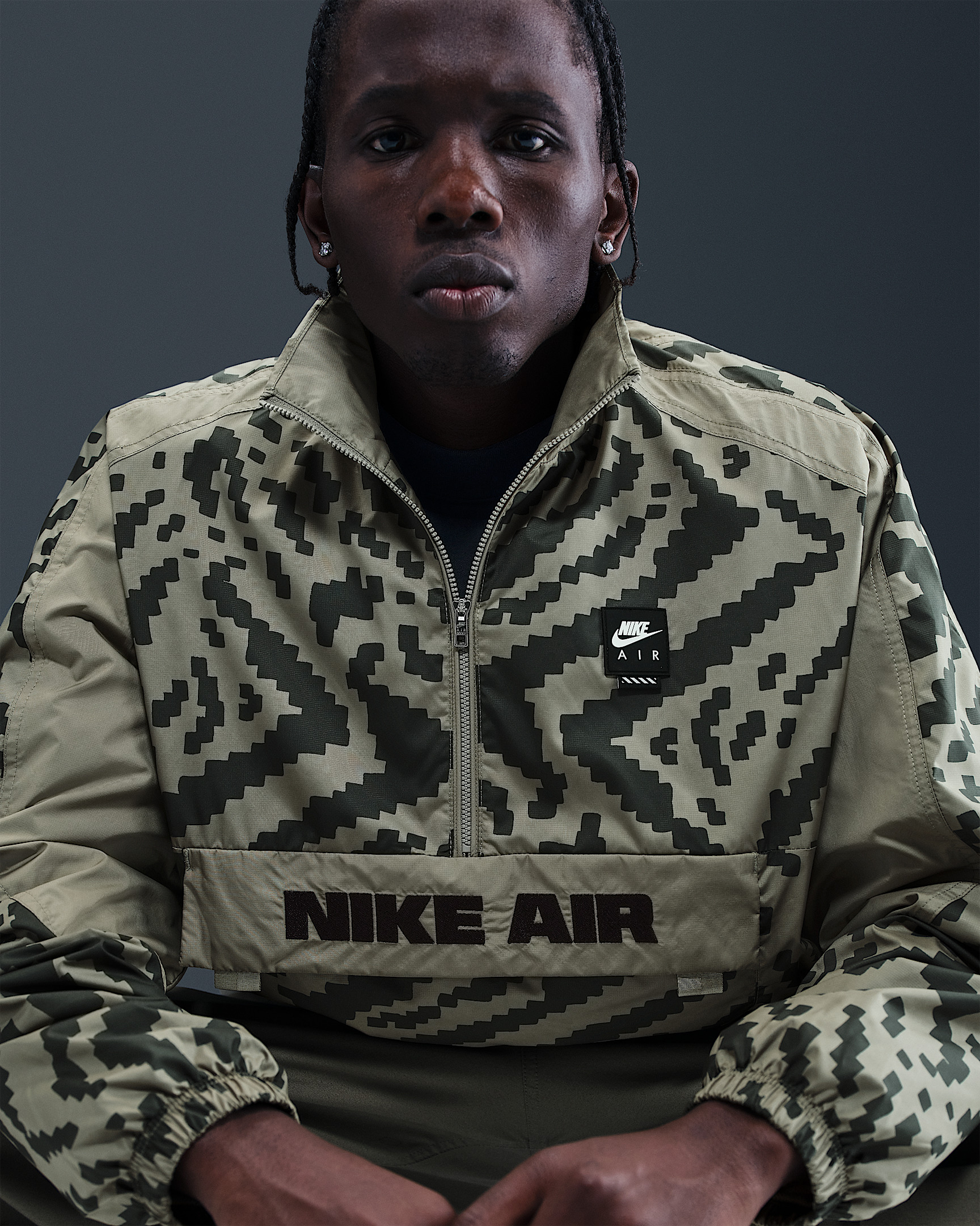Nike Nike Air Men's Half-Zip Jacket | REVERSIBLE
