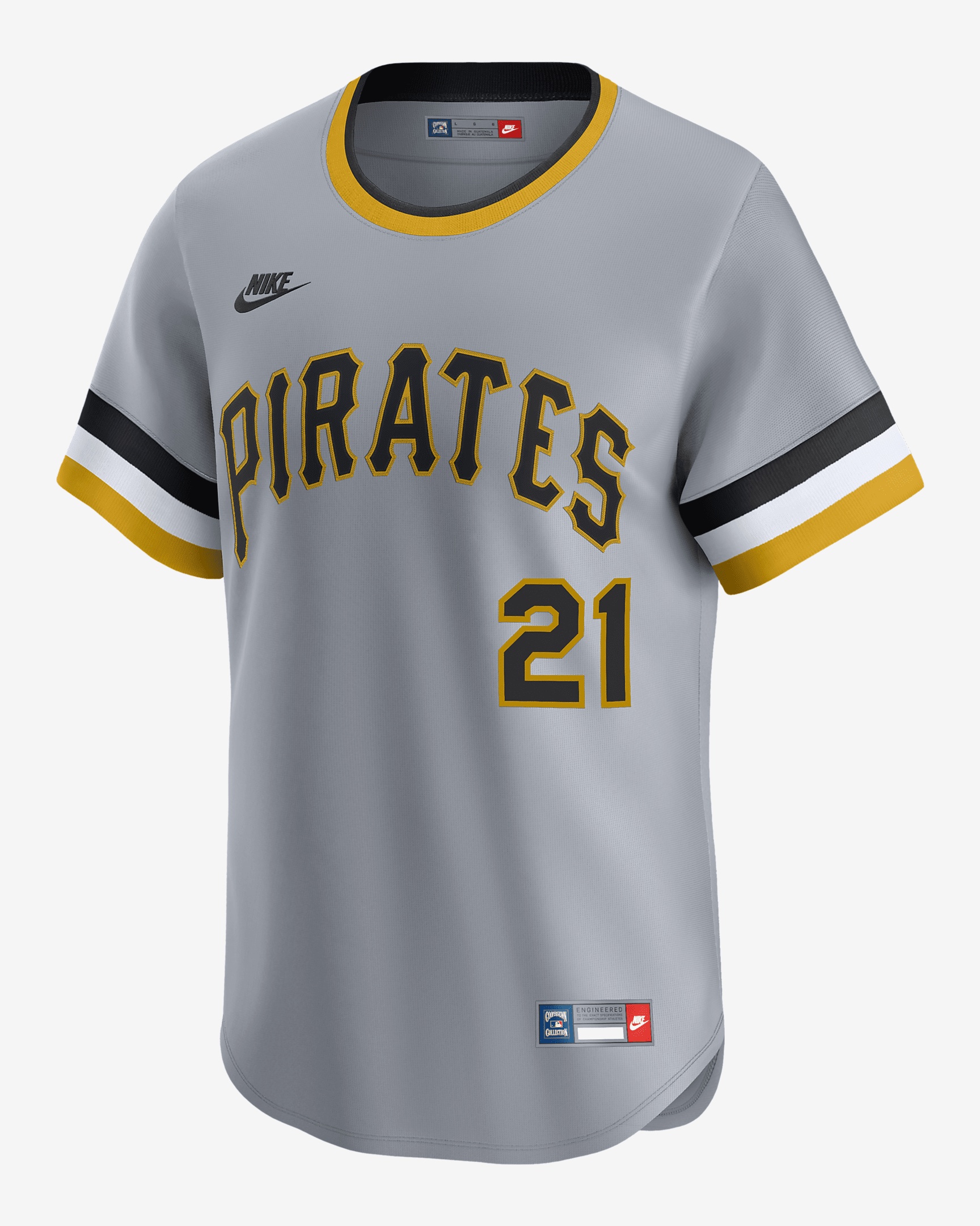 Nike Roberto Clemente Pittsburgh Pirates Cooperstown Nike Men's Dri-FIT ...