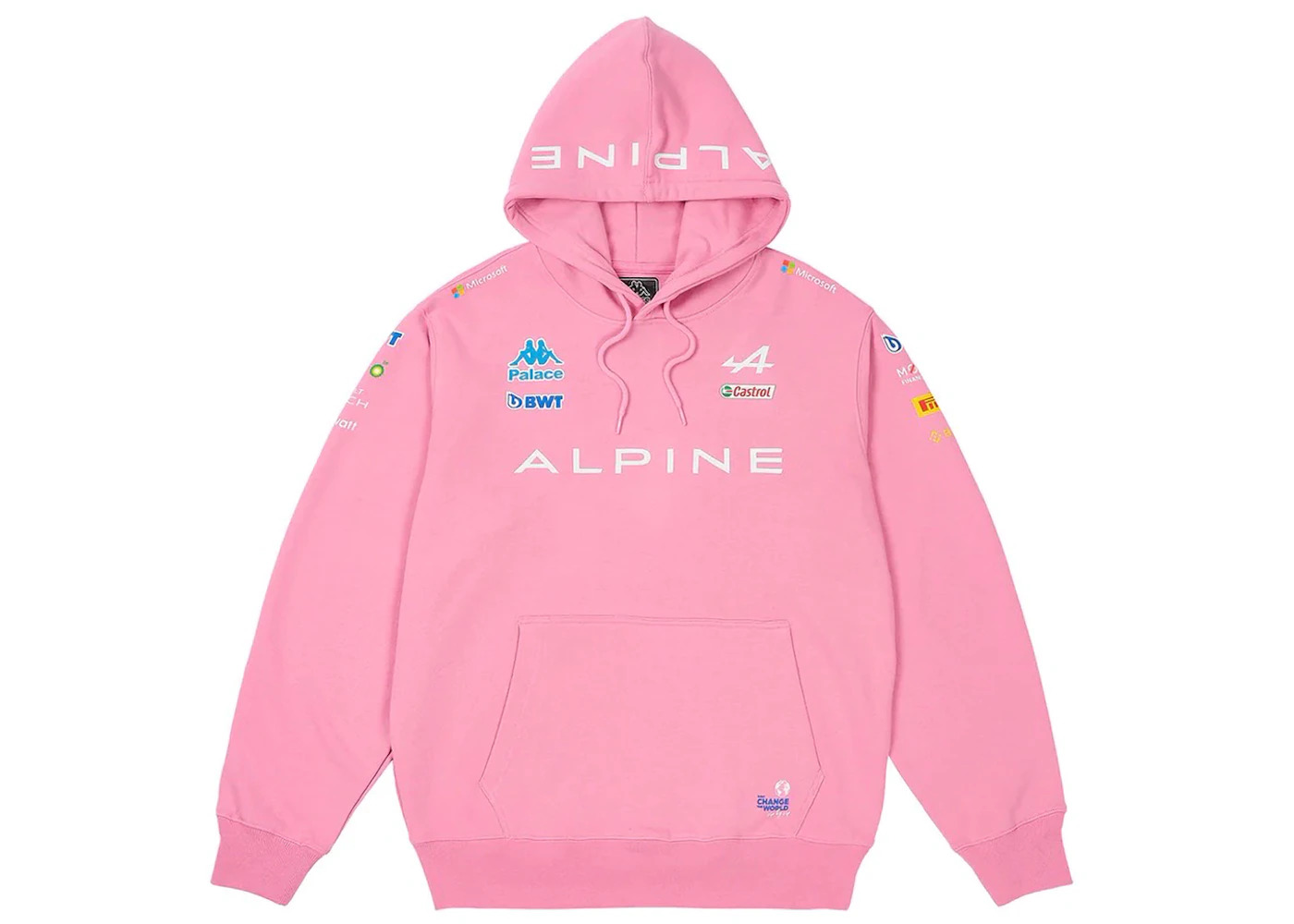 PALACE Palace x Kappa For Alpine Hood Pink | REVERSIBLE