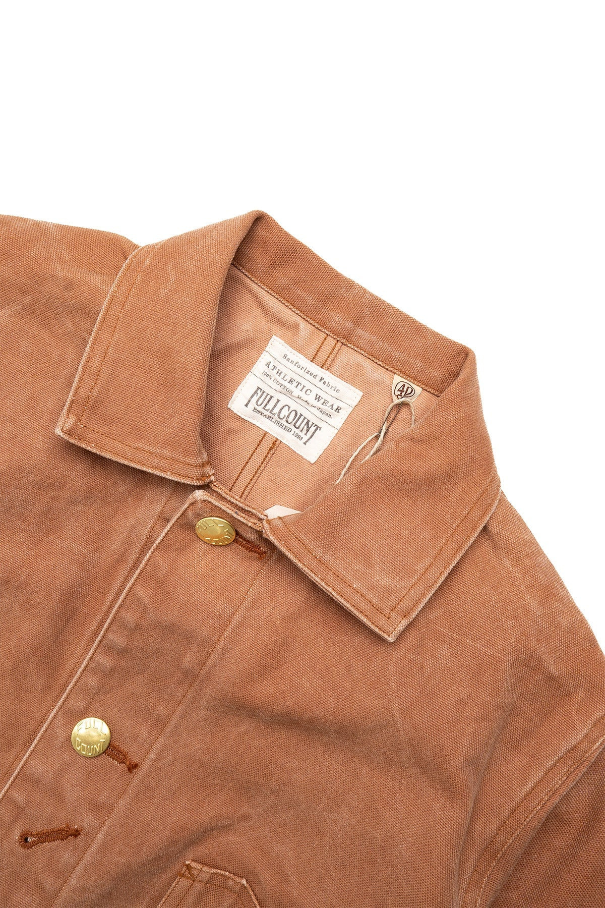 FULLCOUNT Early 1900s Persimmon Tannin Dye Heavy Duck Chore Jacket ...