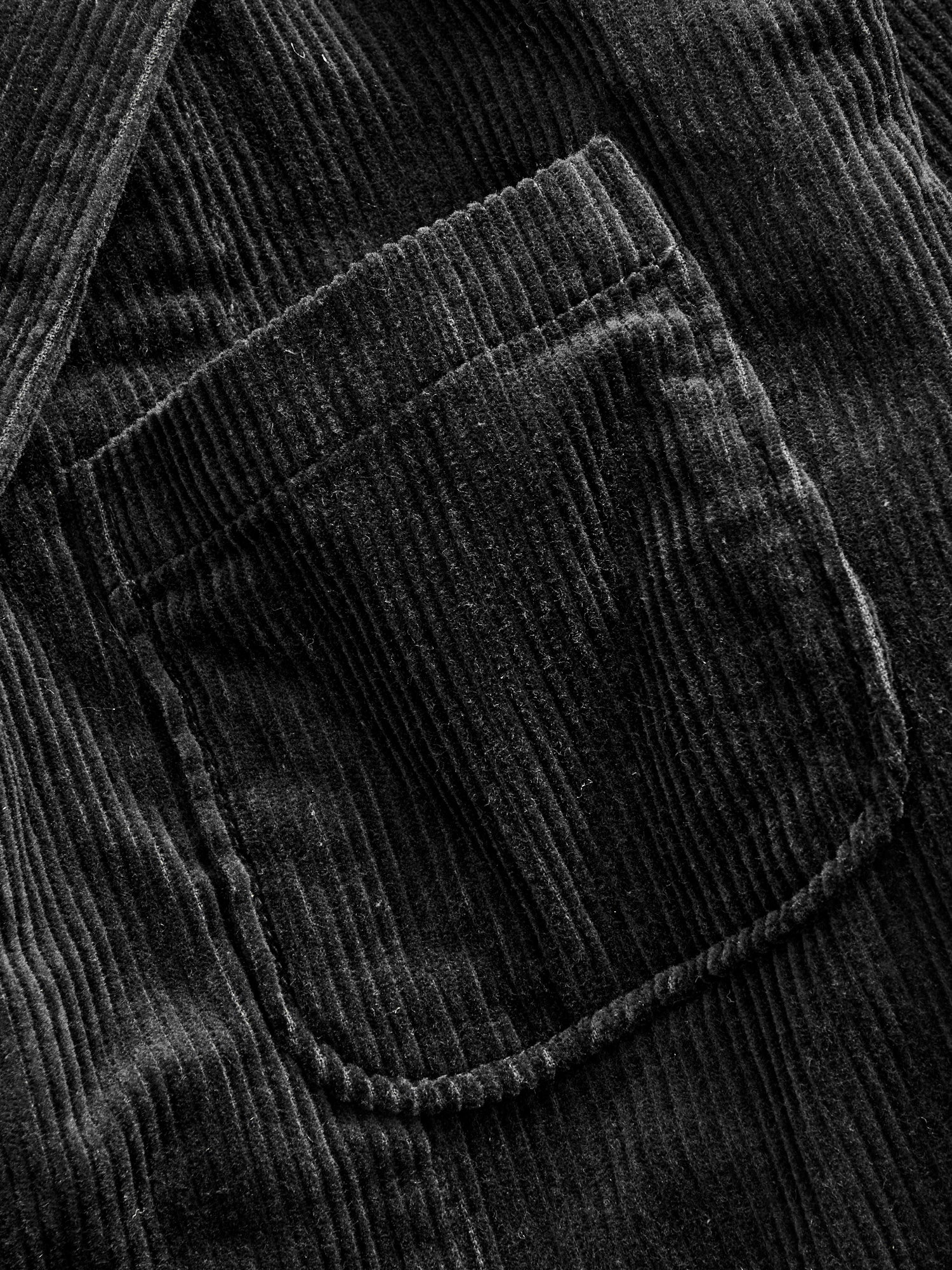 Engineered Garments 8W Corduroy Loiter Jacket in Black | REVERSIBLE