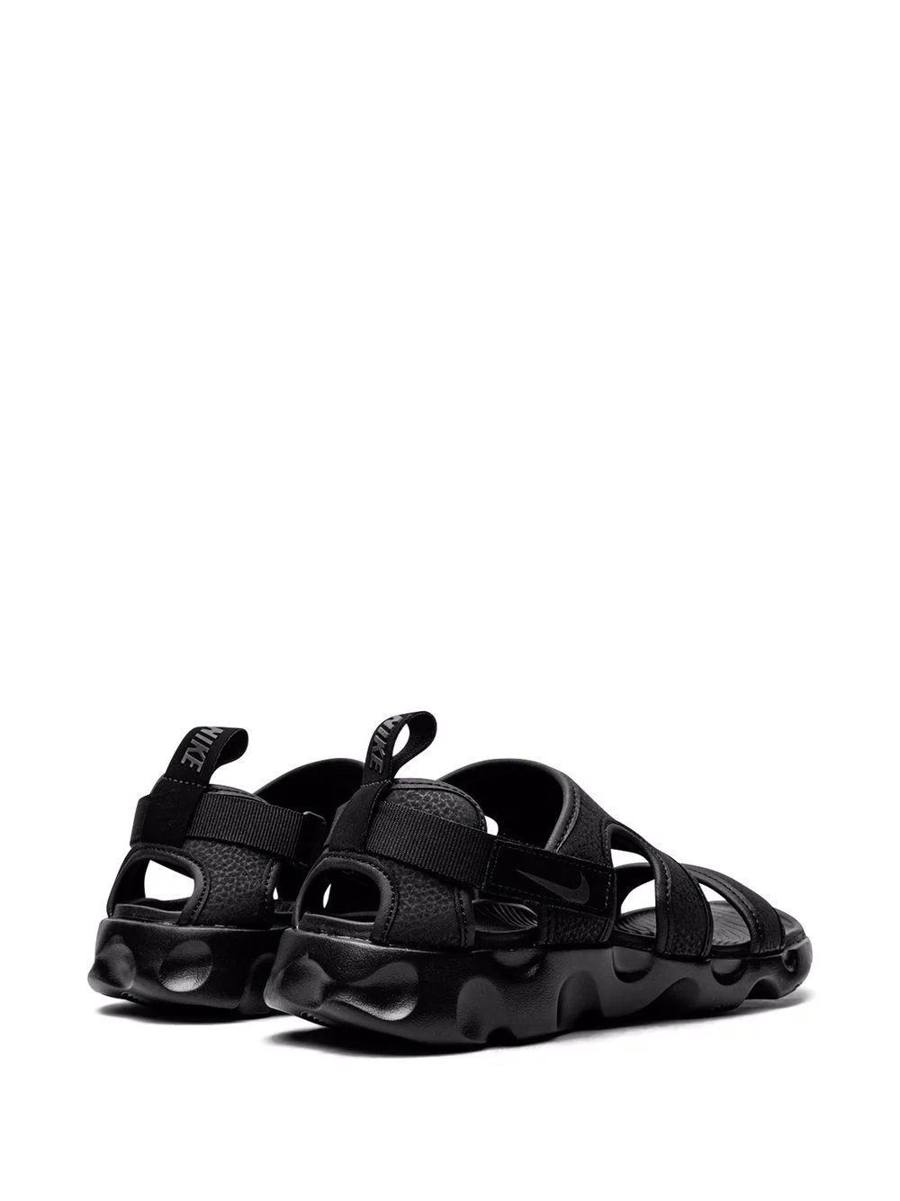 Nike Owaysis sandals "Triple Black" | REVERSIBLE