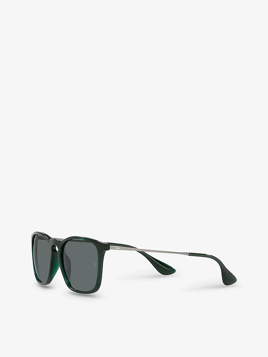 Ray-Ban RB4187 Chris polarized rubber sunglasses | REVERSIBLE