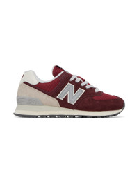 New Balance Red Lunar New Year 574 Sneakers - U574LR2 | REVERSIBLE