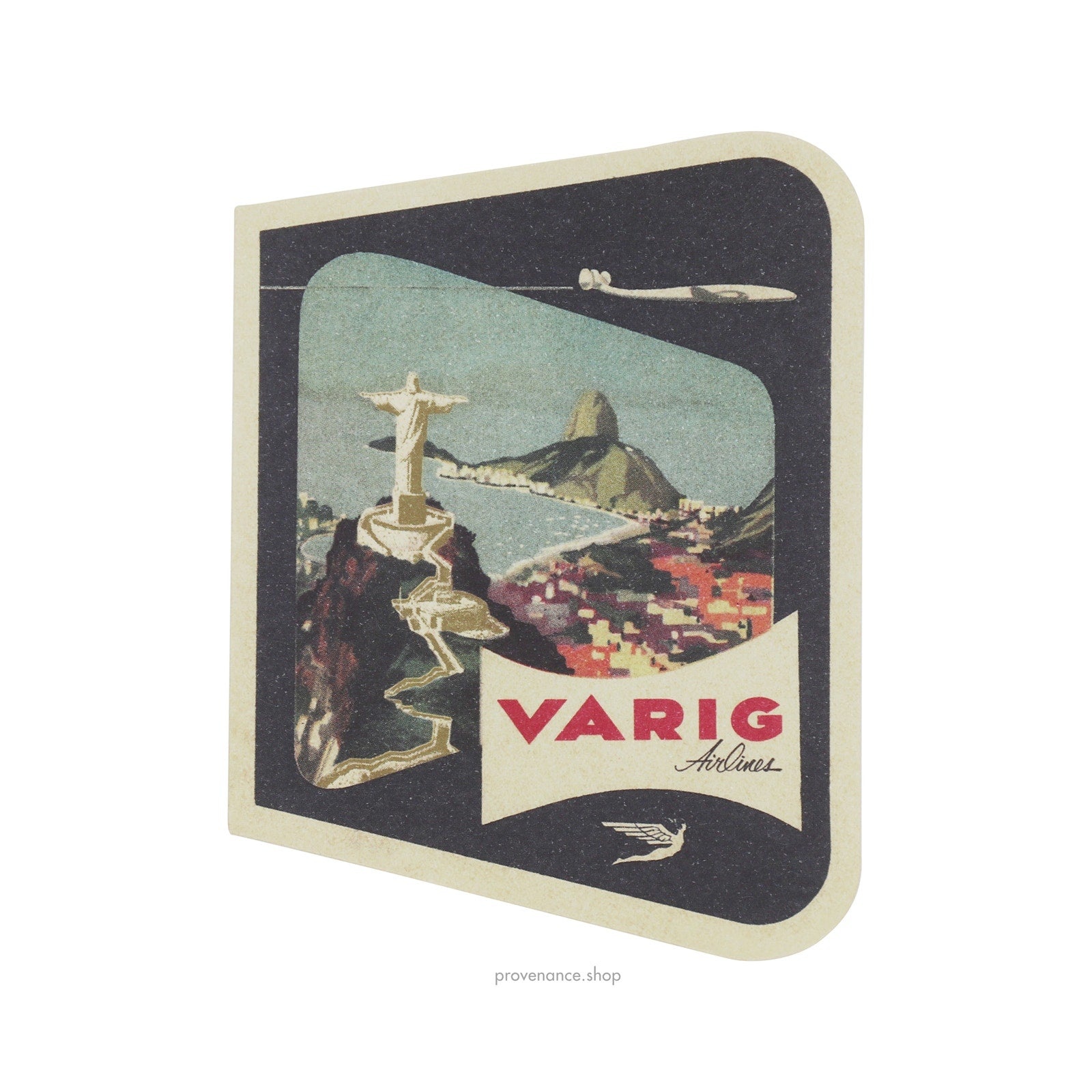 Louis Vuitton Louis Vuitton Airline Label Postcard Sticker- VARIG ...